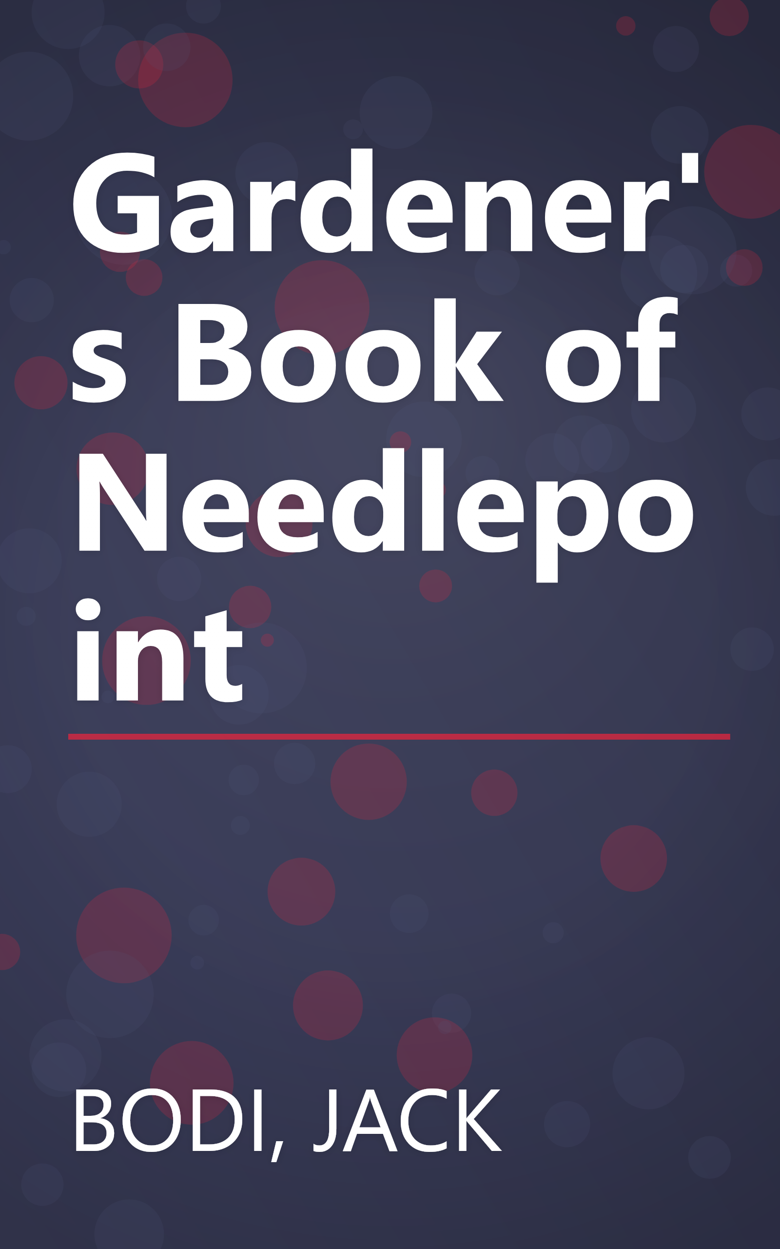 Gardener's Book of Needlepoint book cover