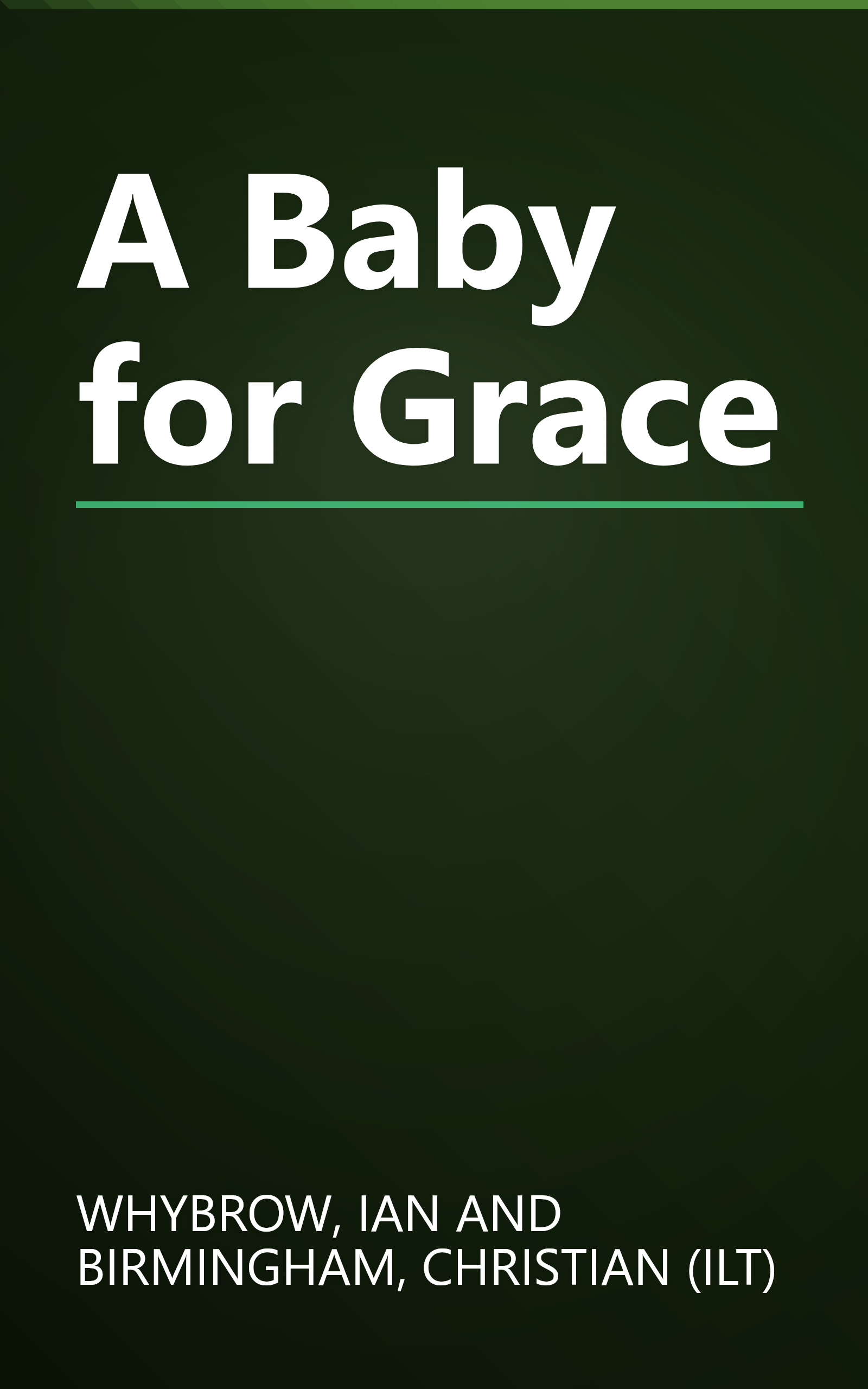 A Baby for Grace book cover