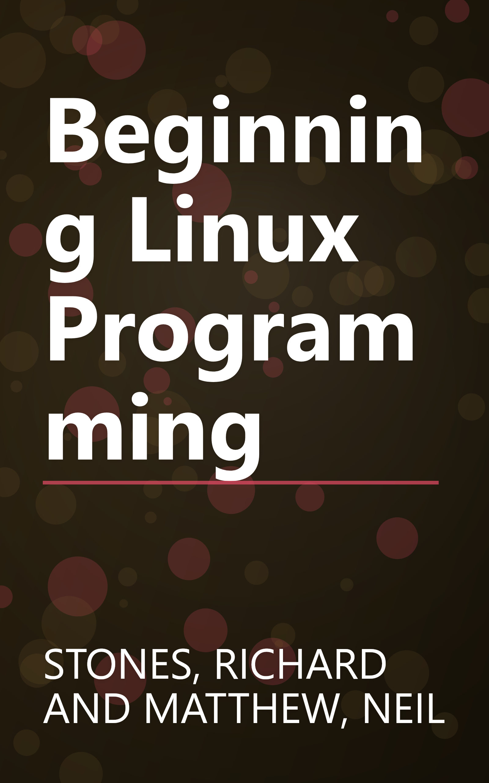 Beginning Linux Programming book cover