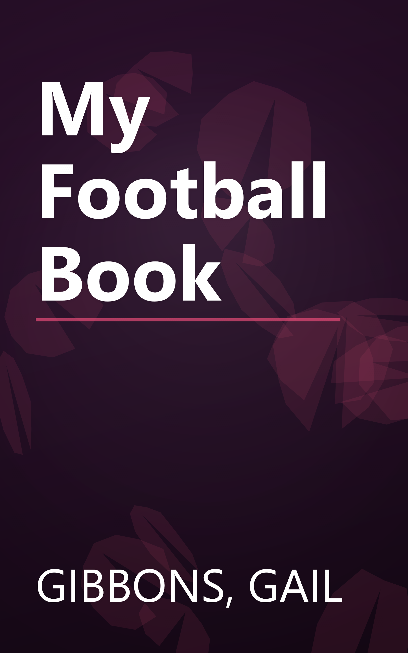 My Football Book book cover
