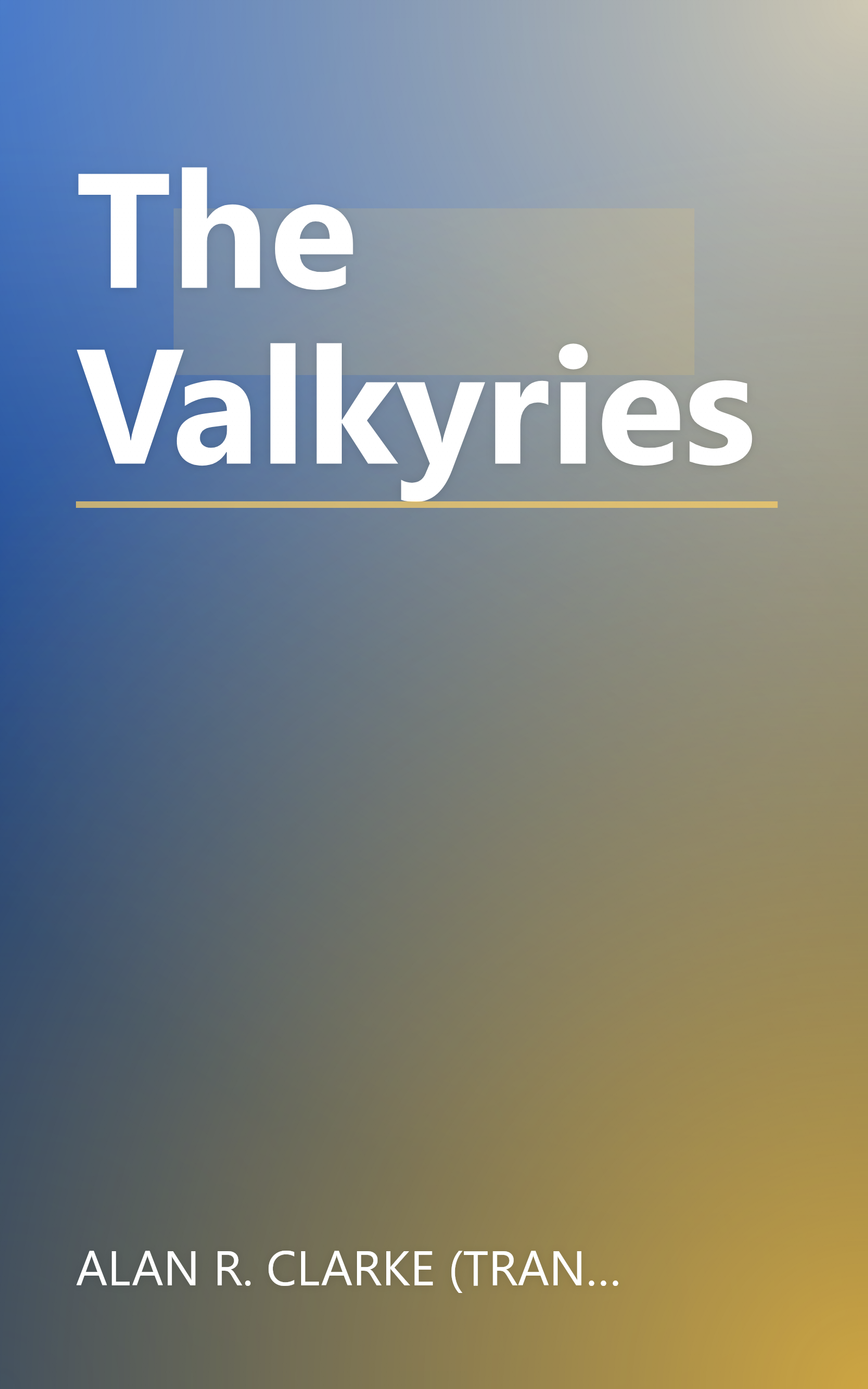 The Valkyries book cover