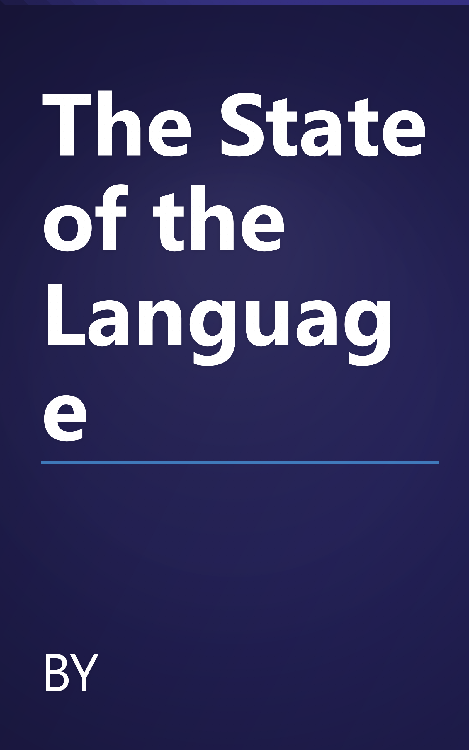 The State of the Language book cover