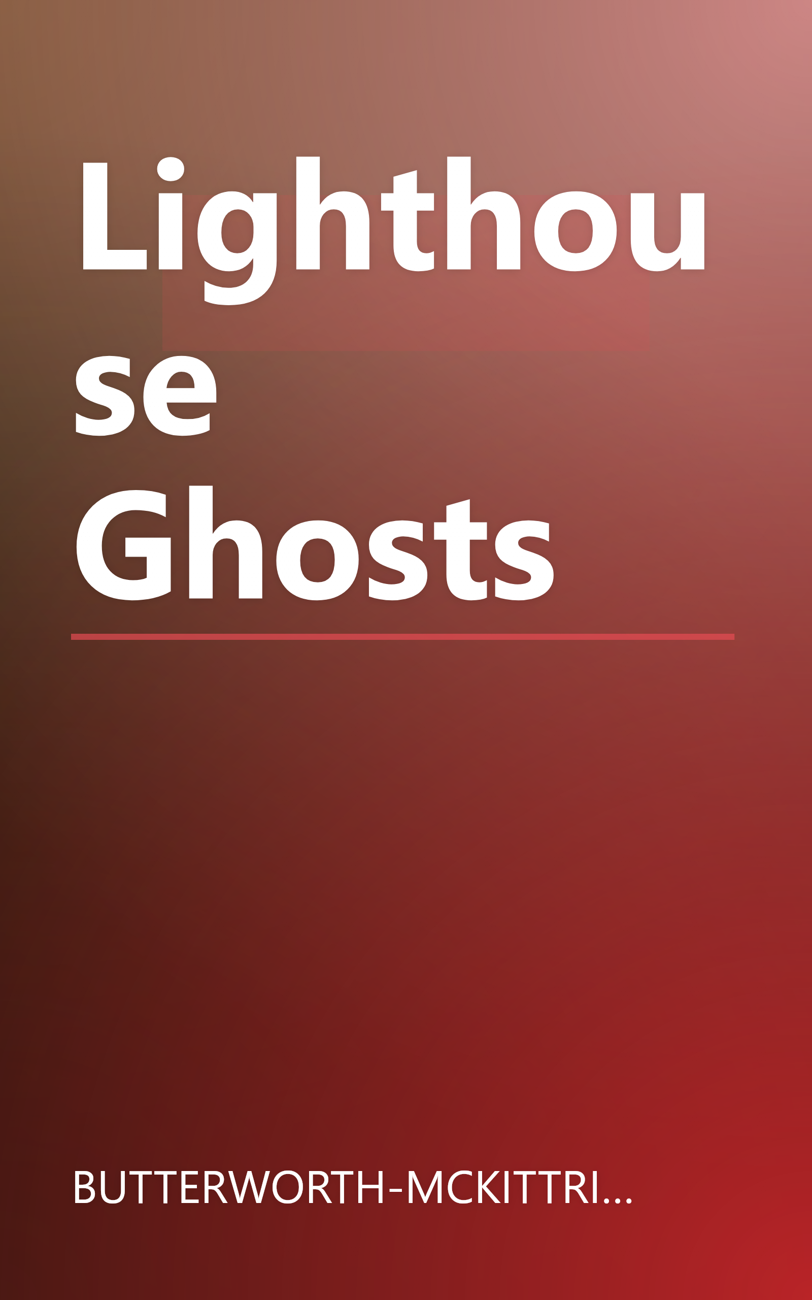Lighthouse Ghosts book cover