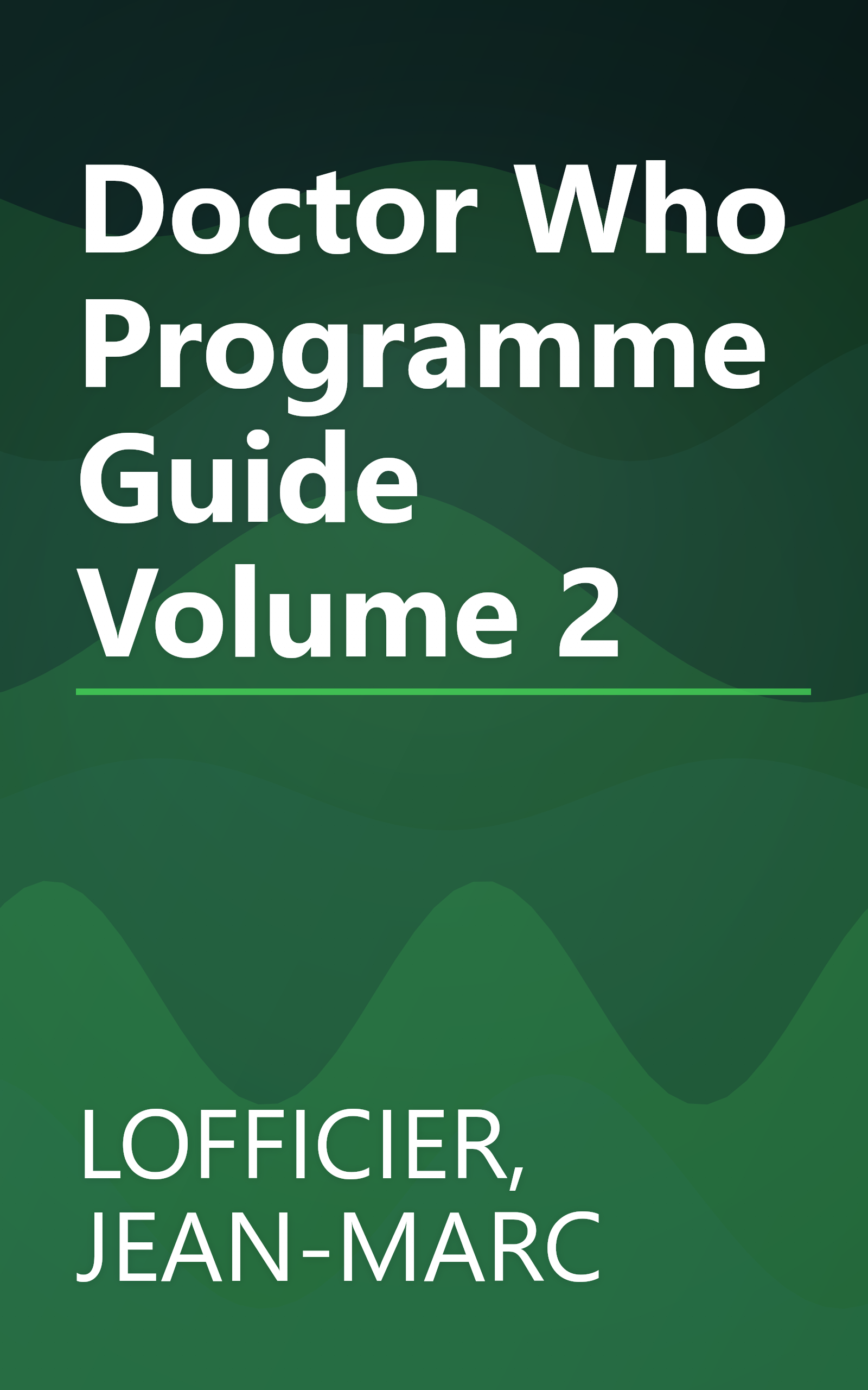 Doctor Who Programme Guide Volume 2 book cover