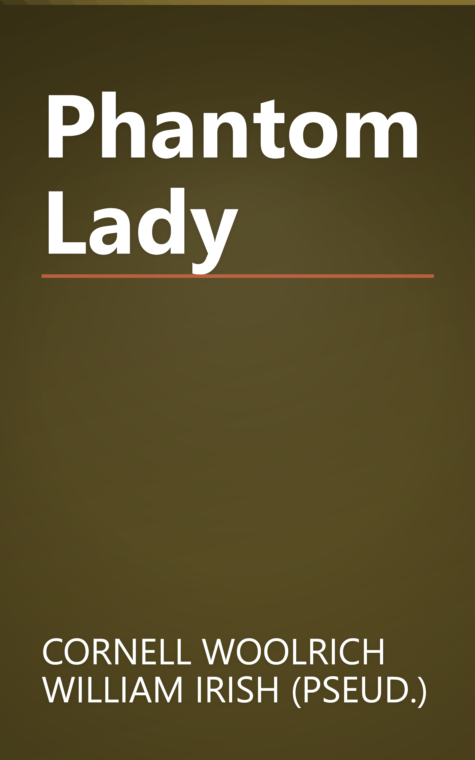 Phantom Lady book cover