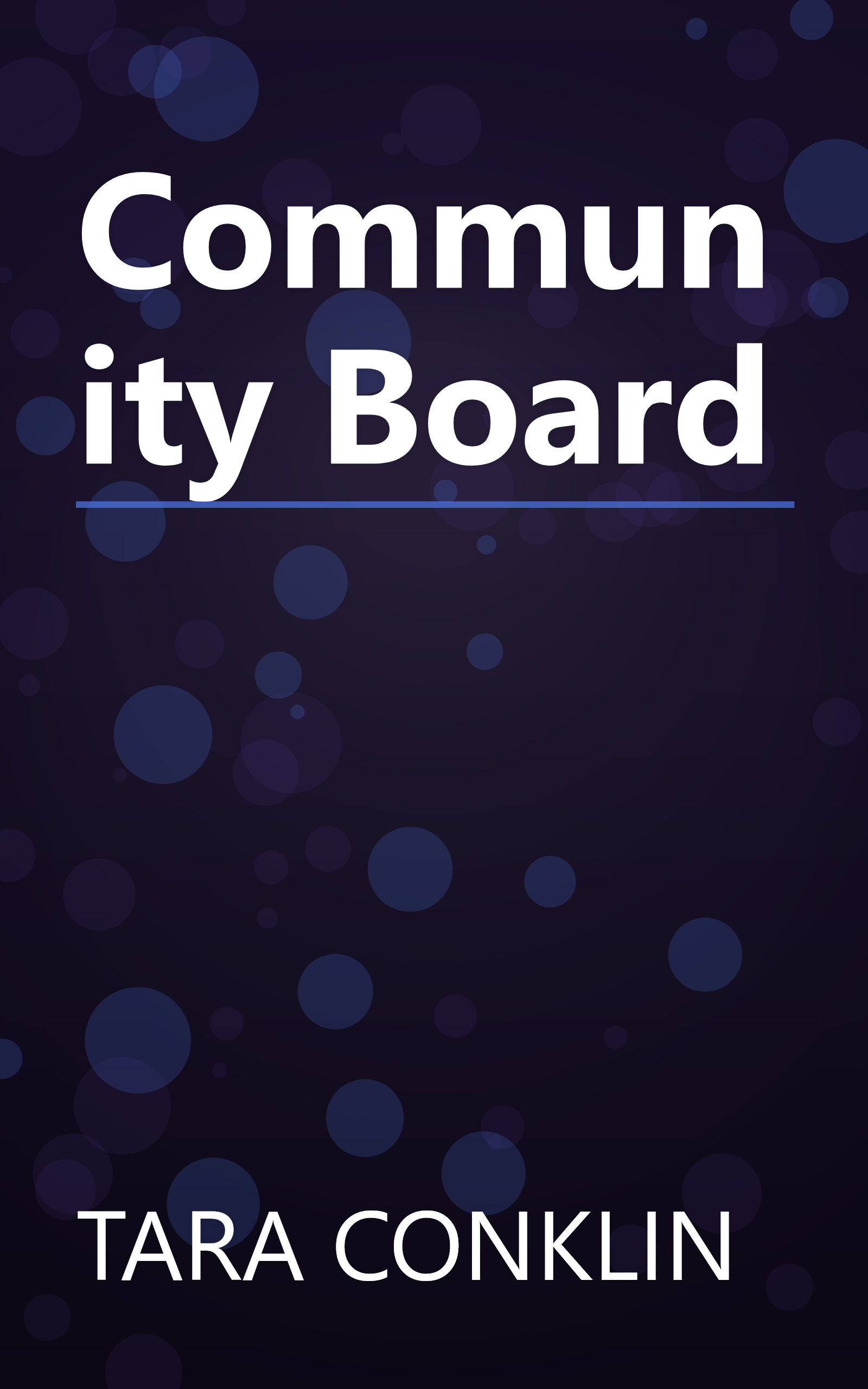 Community Board book cover