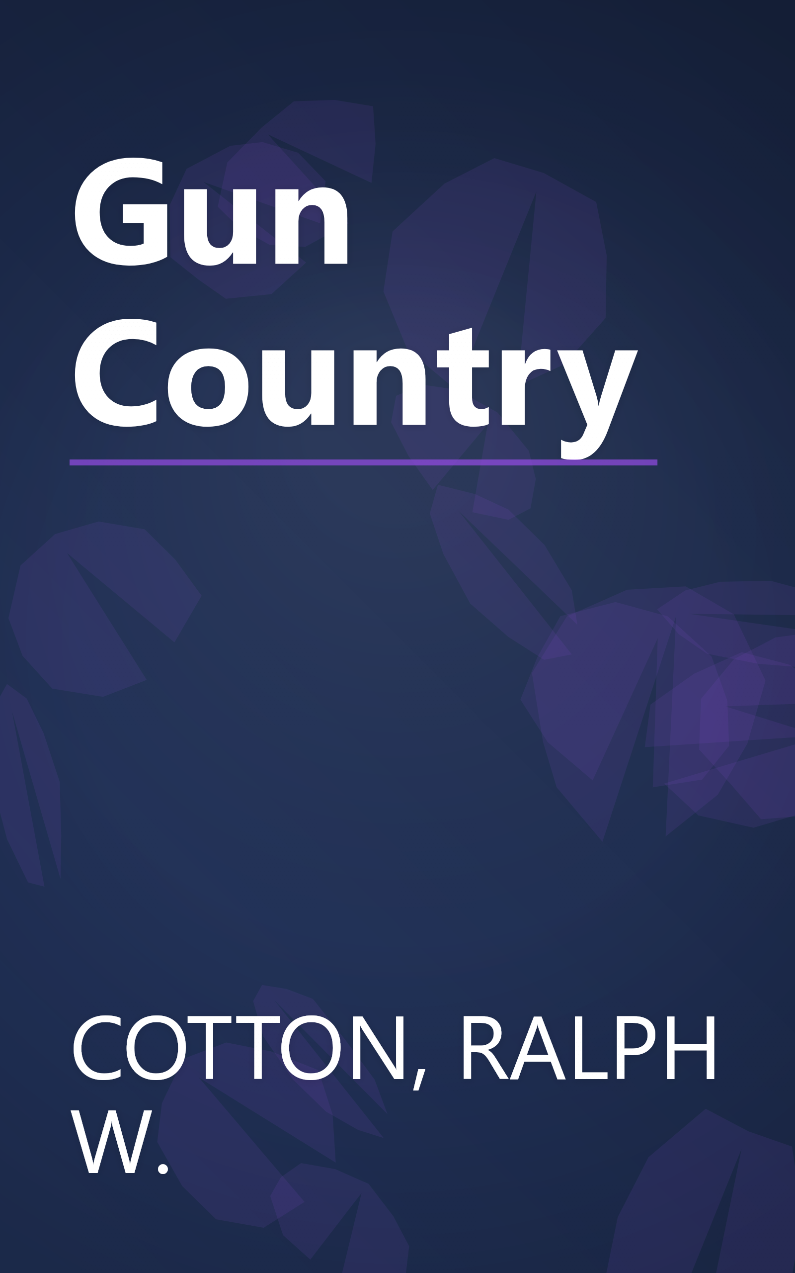 Gun Country book cover