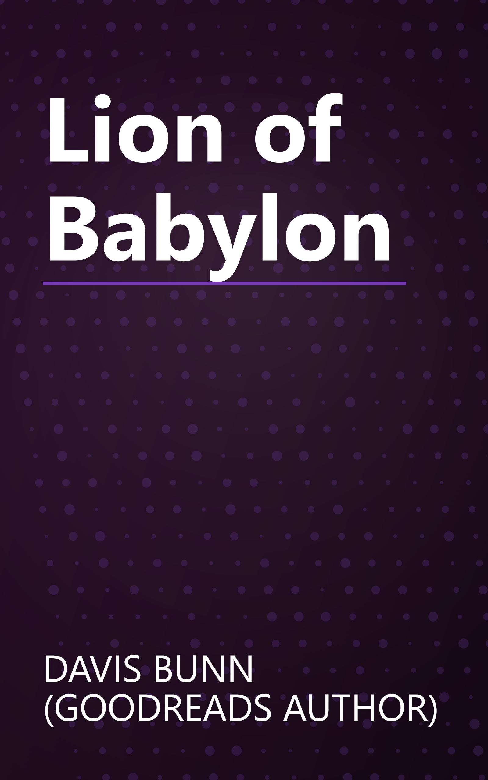Lion of Babylon book cover