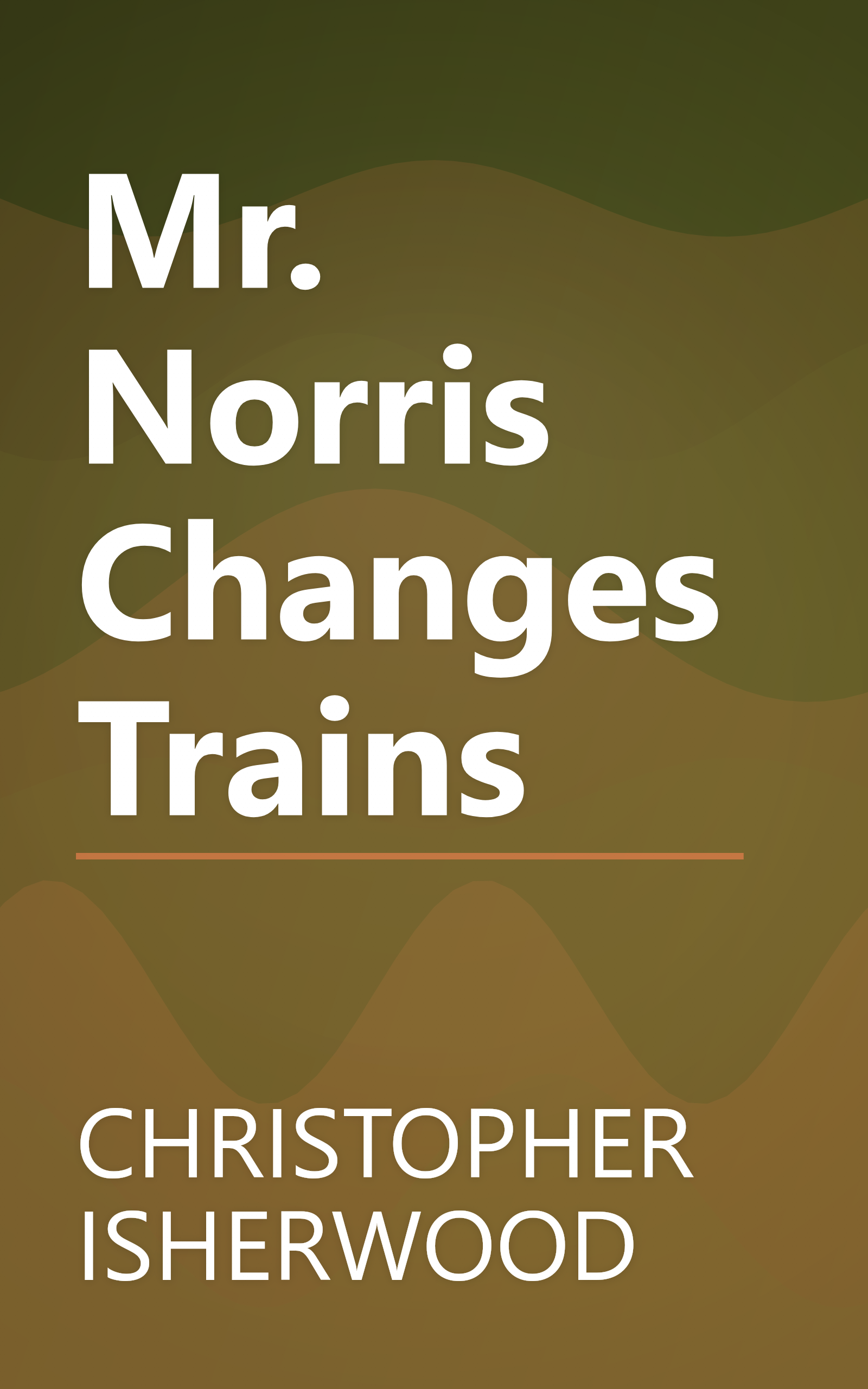 Mr. Norris Changes Trains book cover