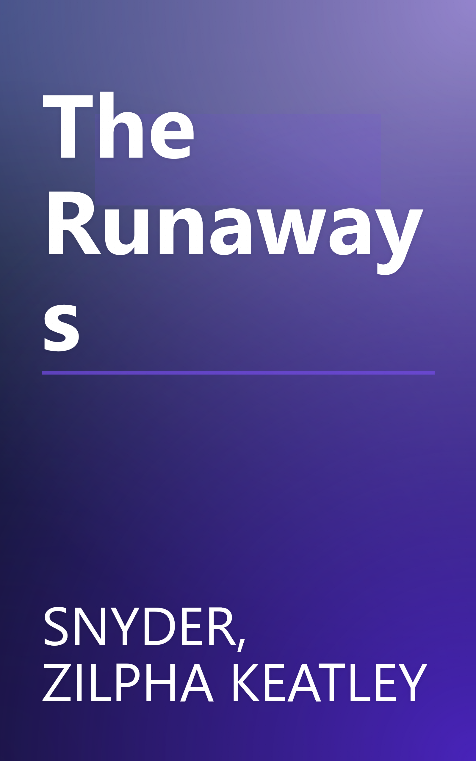 The Runaways book cover