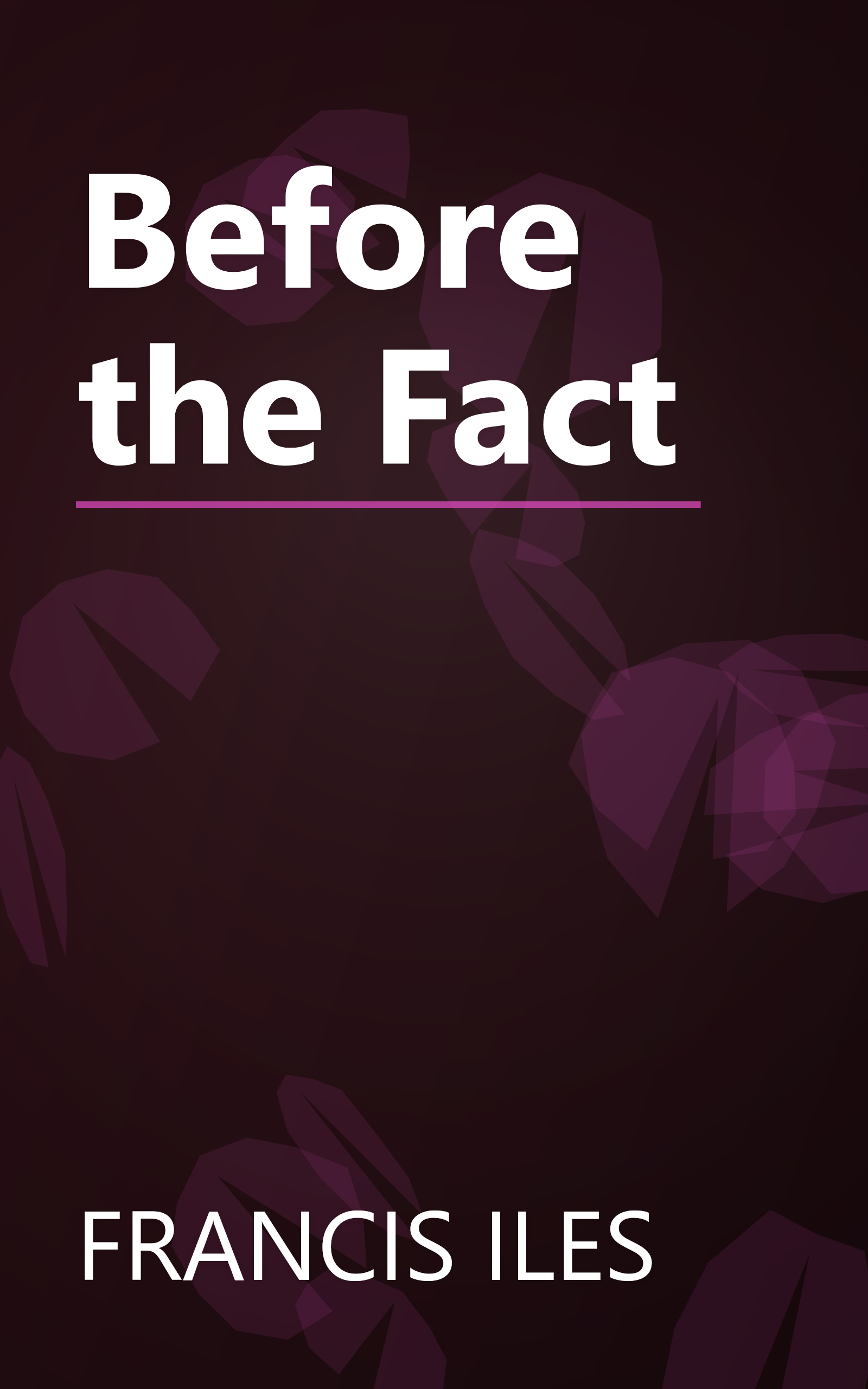 Before the Fact book cover