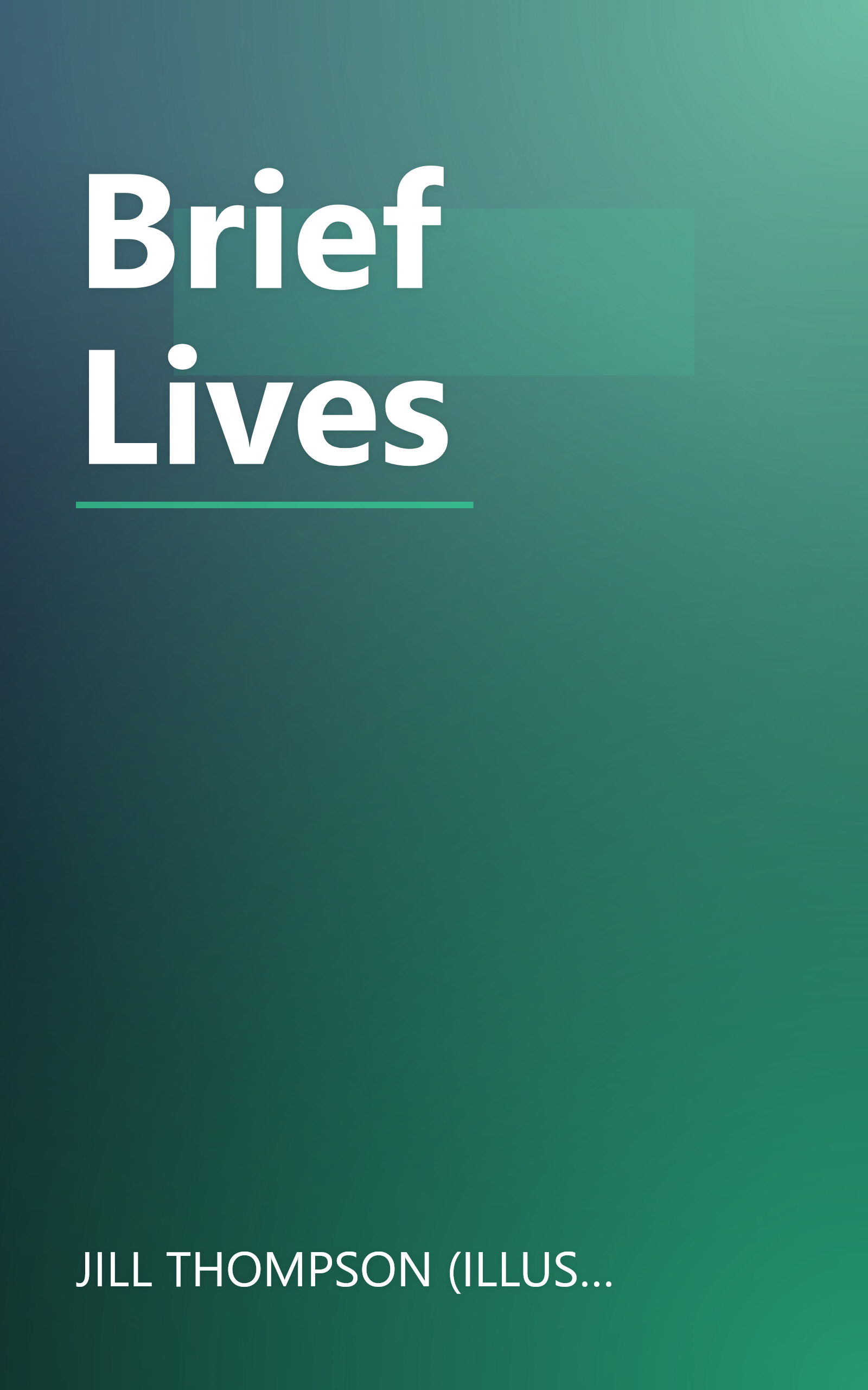 Brief Lives book cover