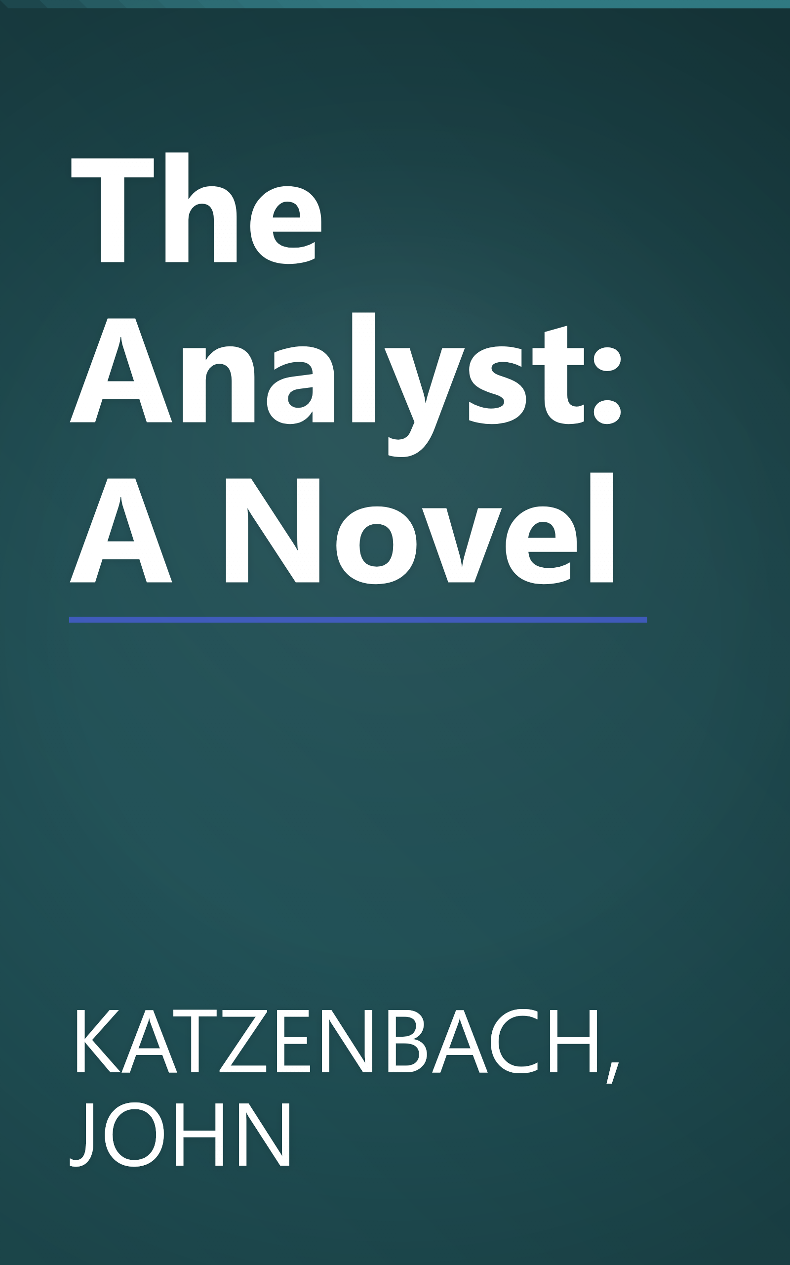 The Analyst: A Novel book cover