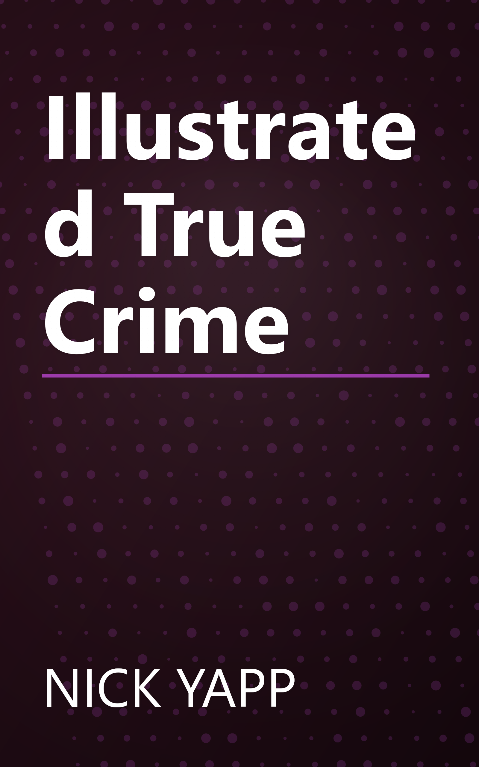 Illustrated True Crime book cover