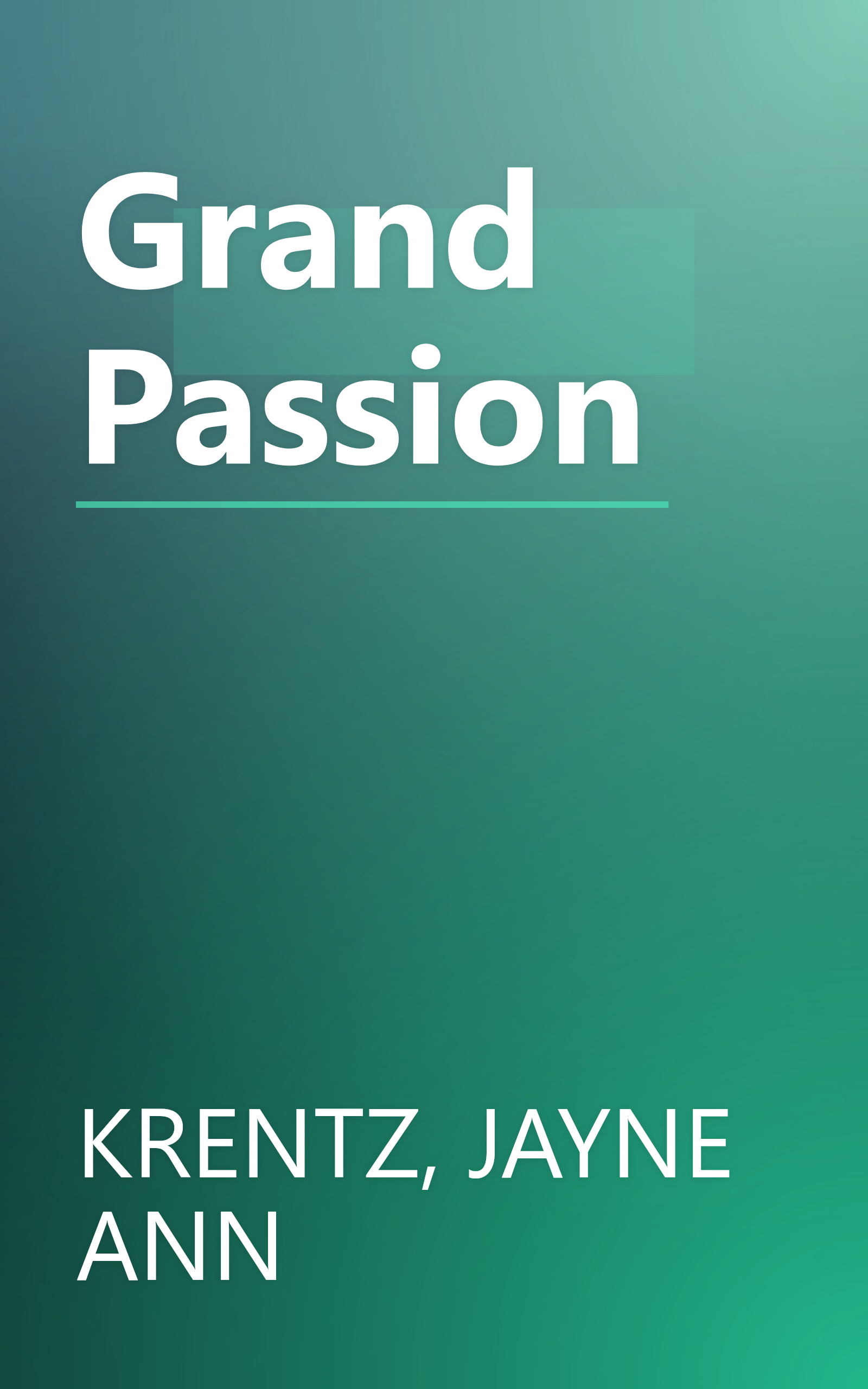 Grand Passion book cover