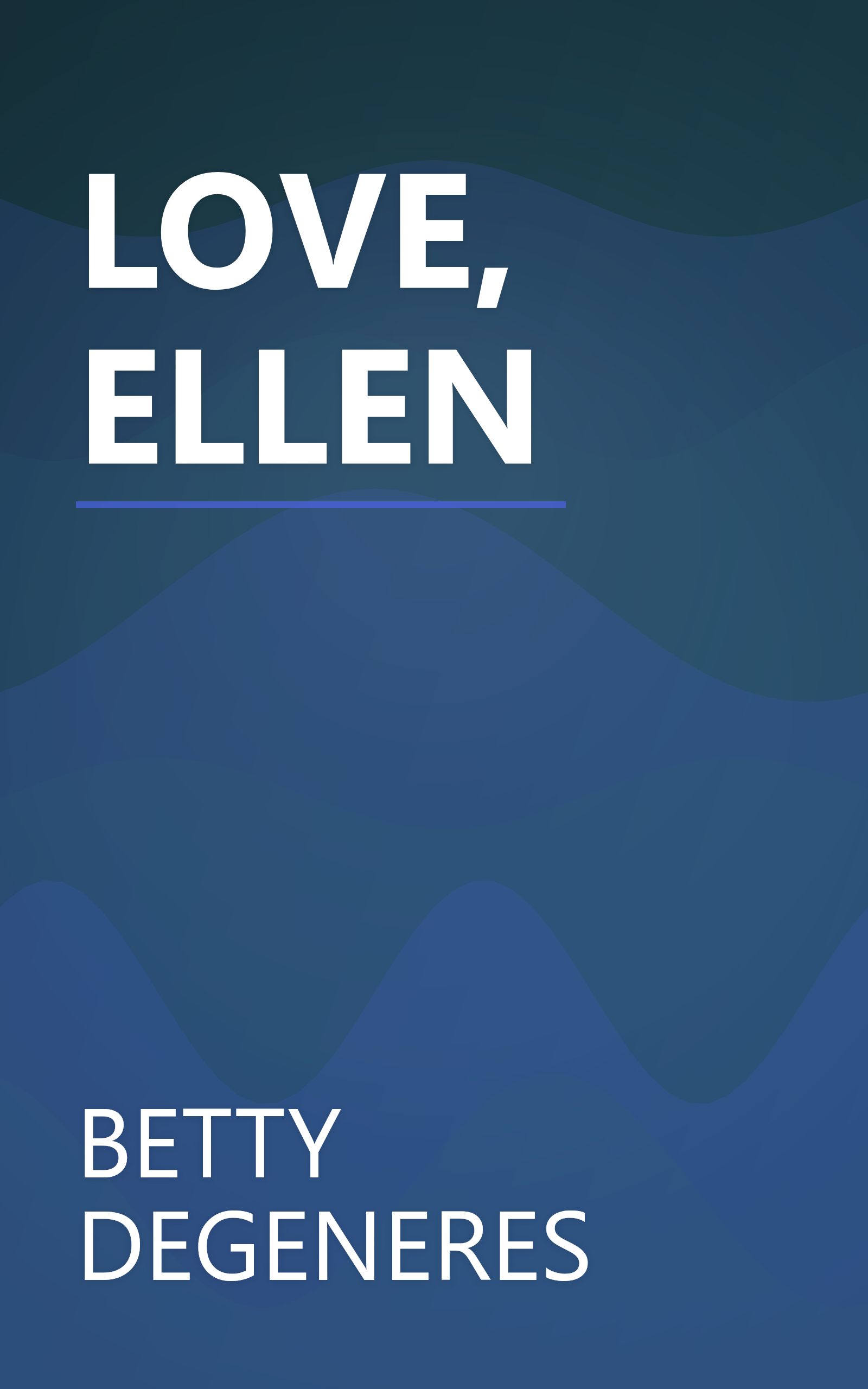 LOVE, ELLEN book cover