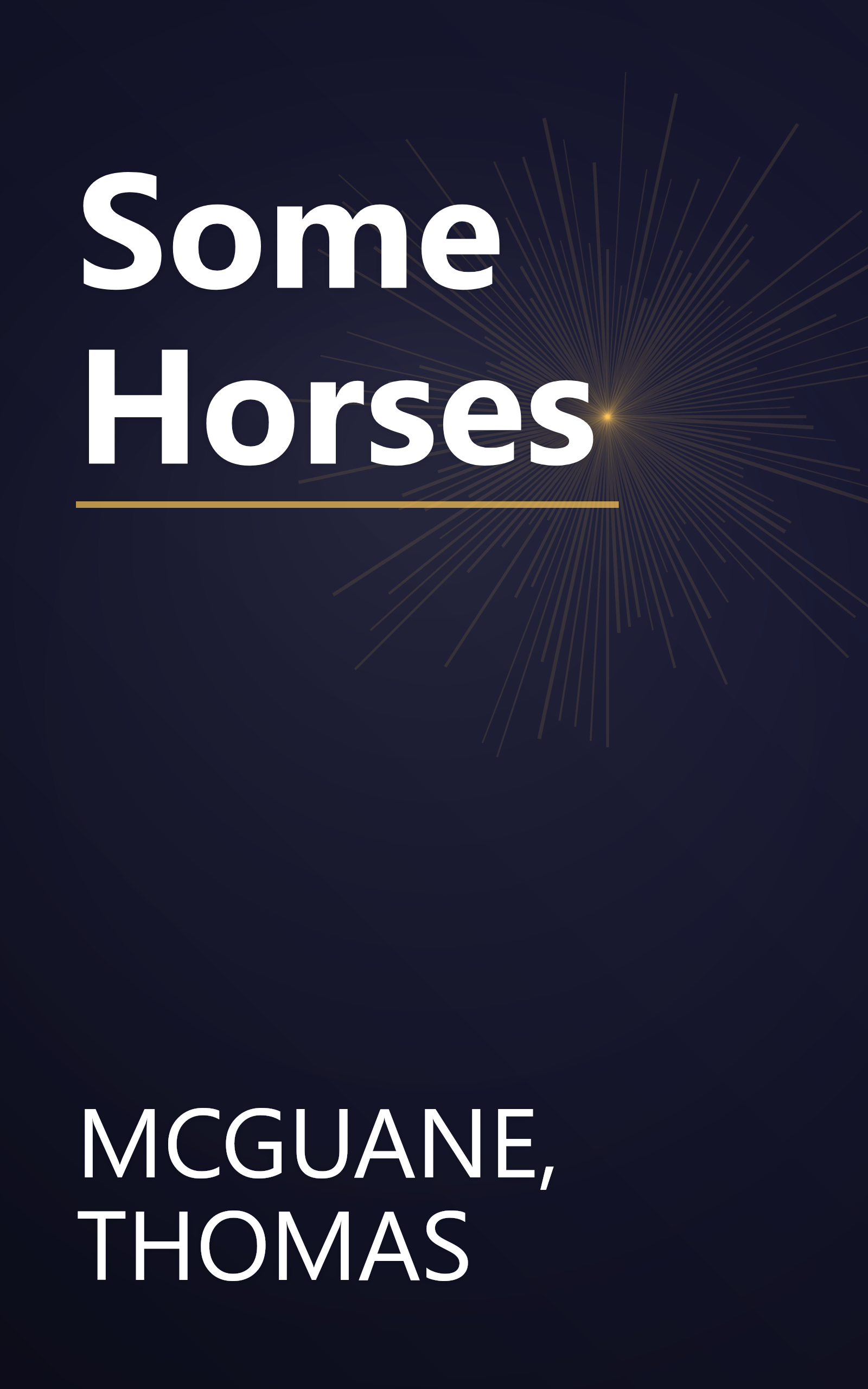 Some Horses book cover