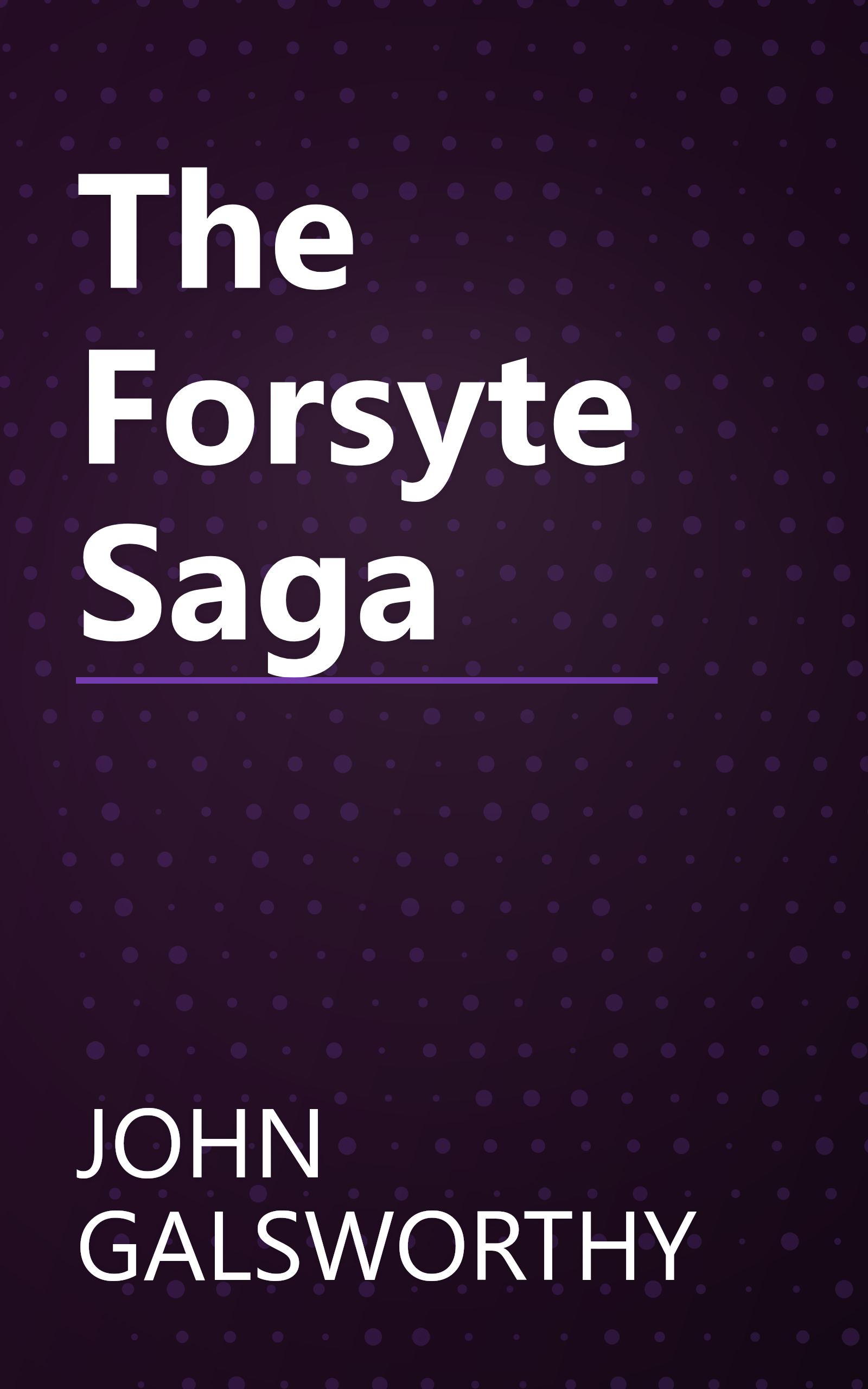 The Forsyte Saga book cover