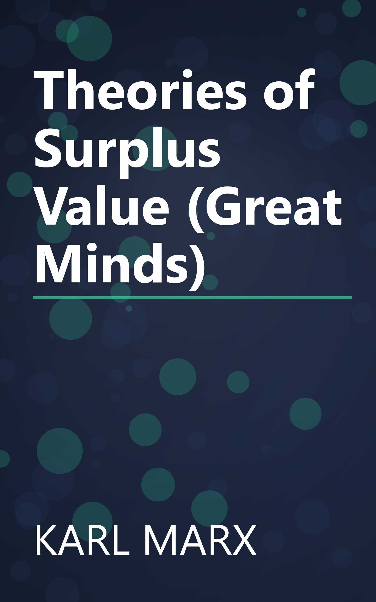 Theories of Surplus Value (Great Minds) book cover