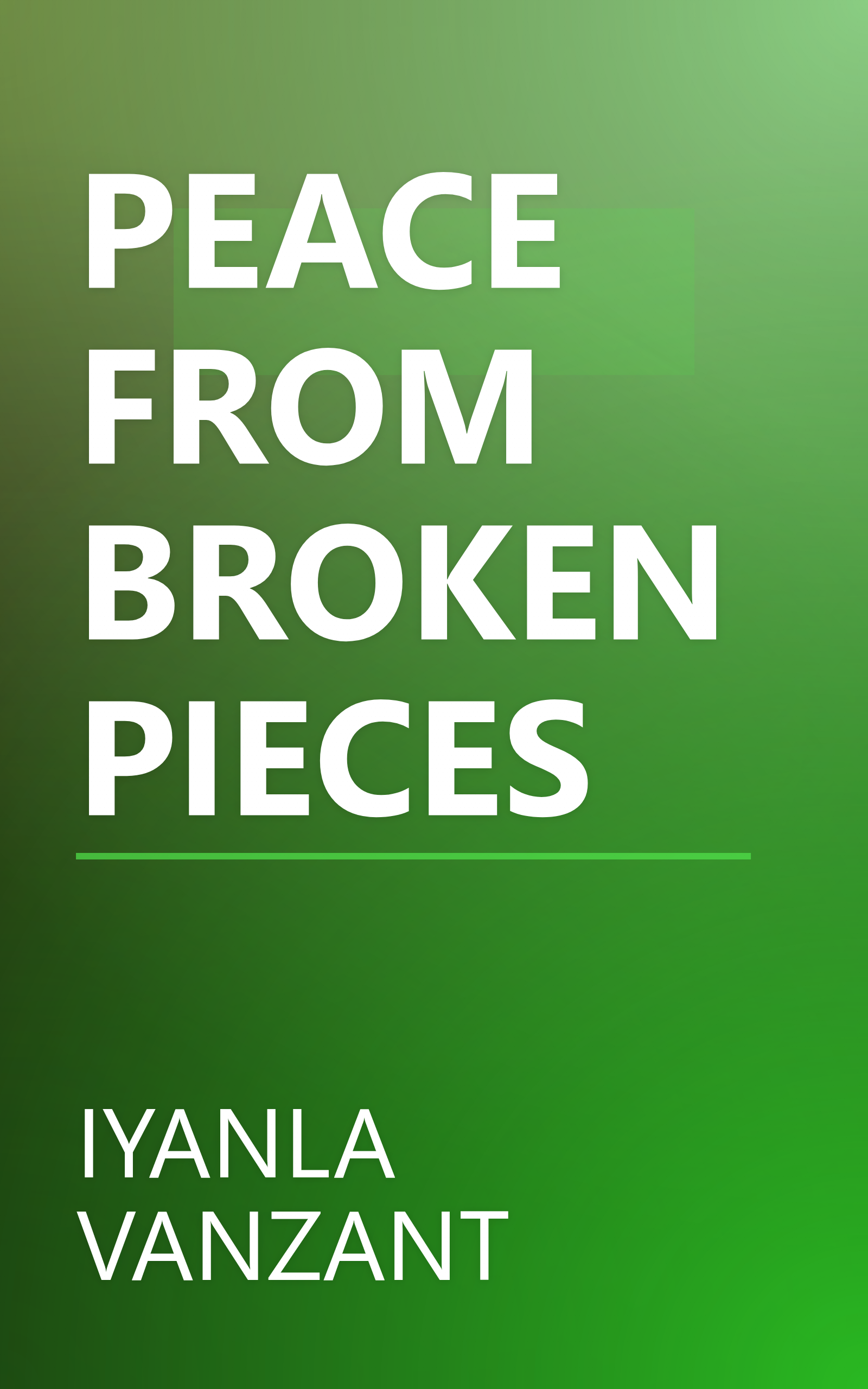 PEACE FROM BROKEN PIECES book cover