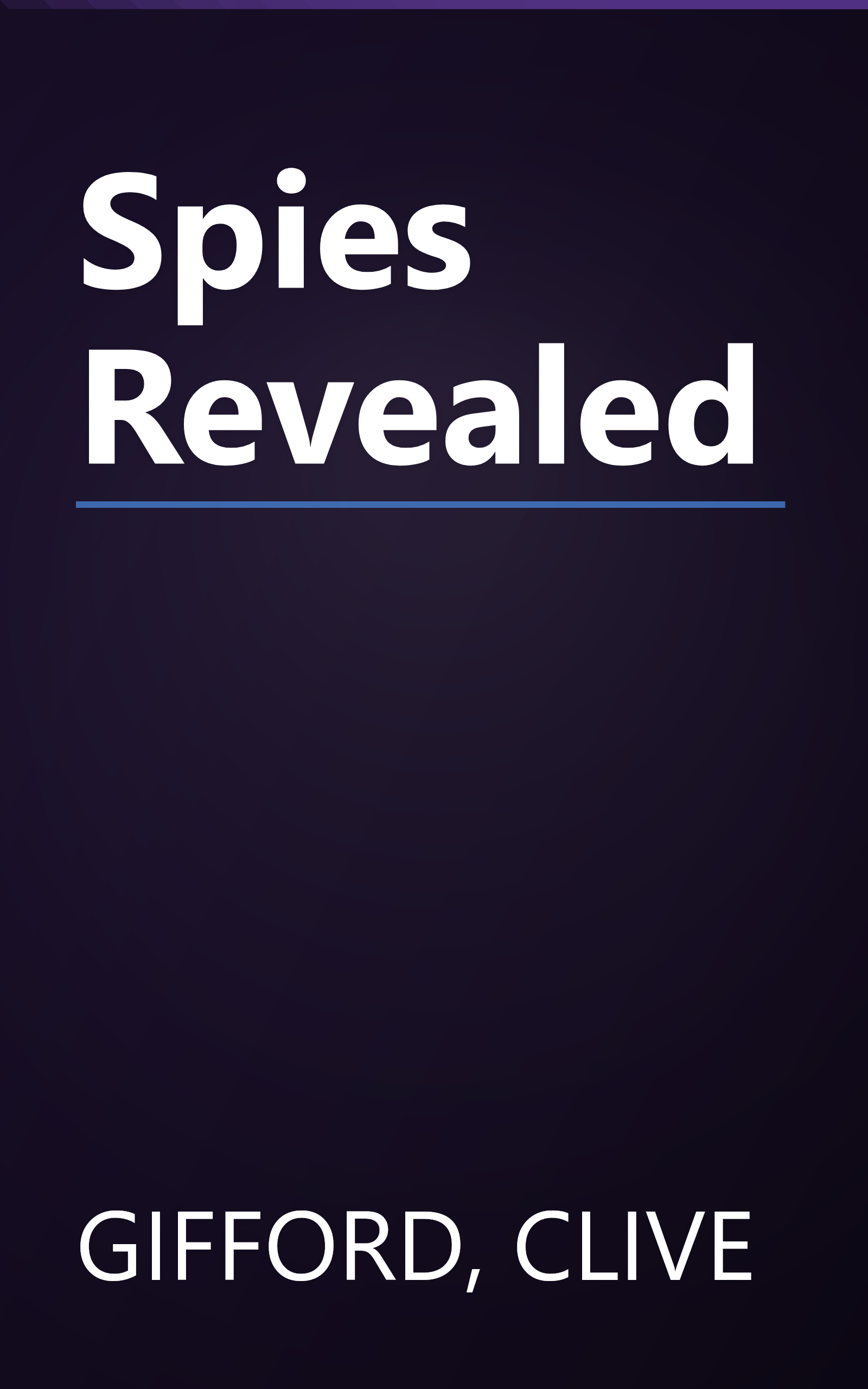 Spies Revealed book cover