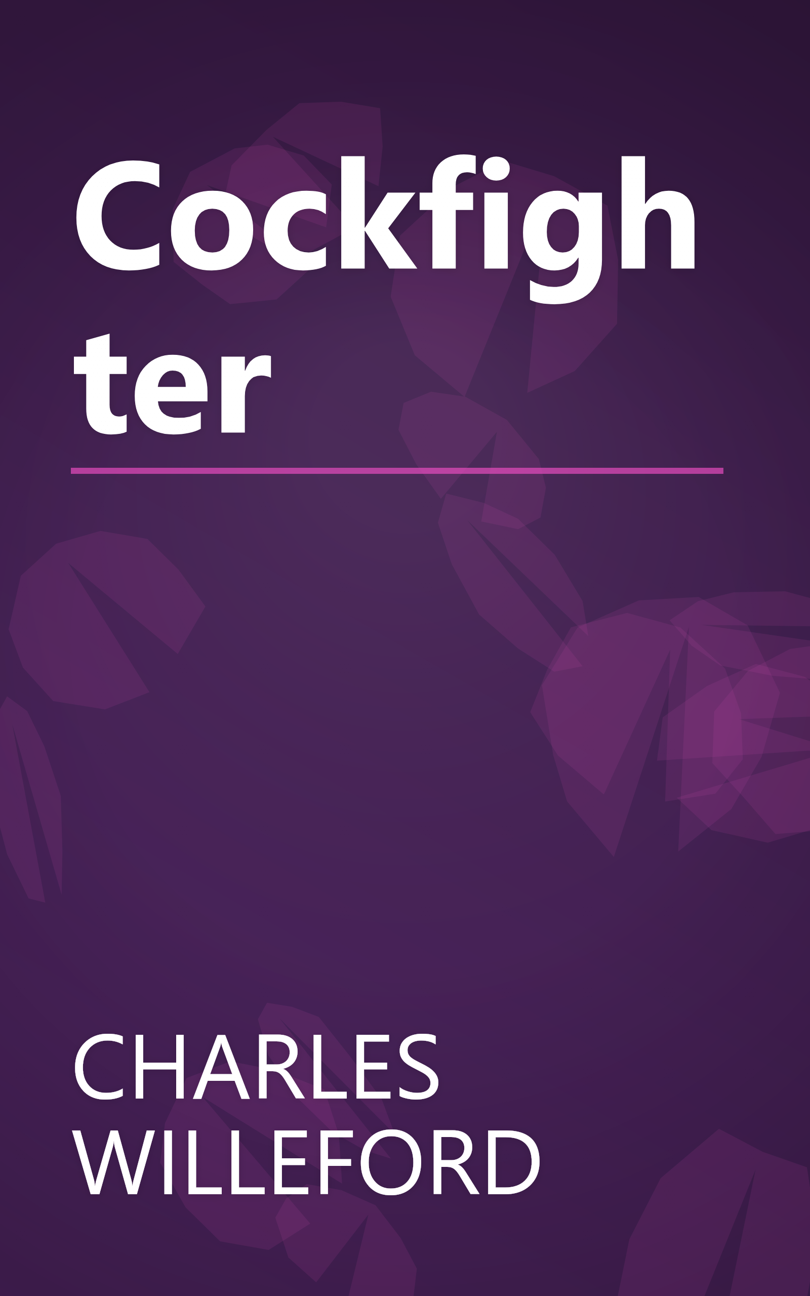 Cockfighter book cover