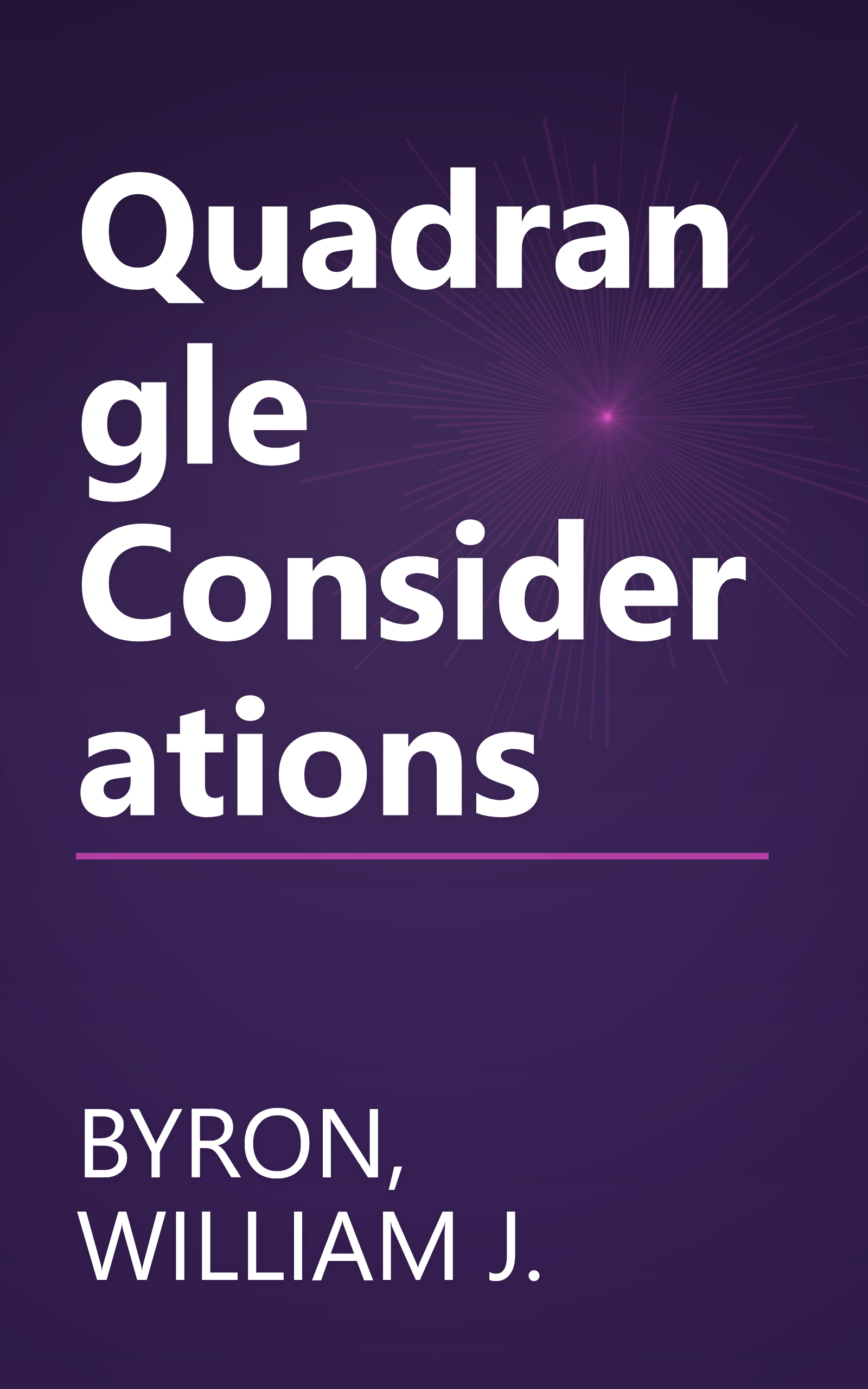 Quadrangle Considerations book cover