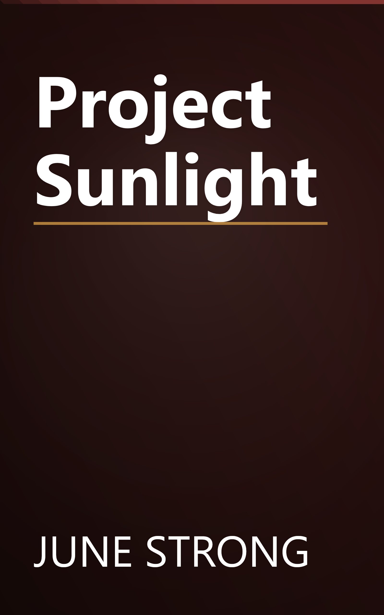 Project Sunlight book cover