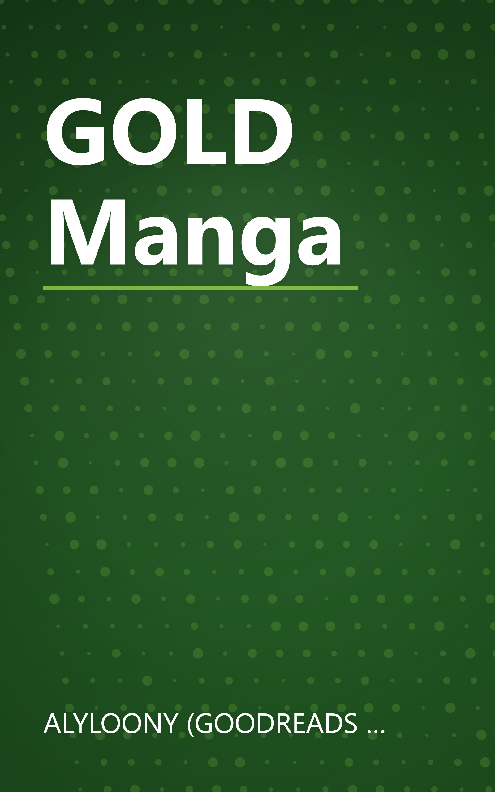 GOLD Manga book cover