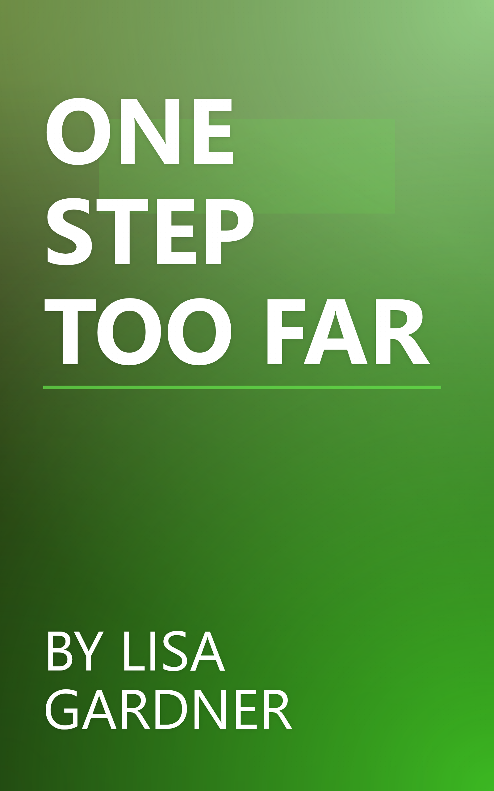 ONE STEP TOO FAR book cover