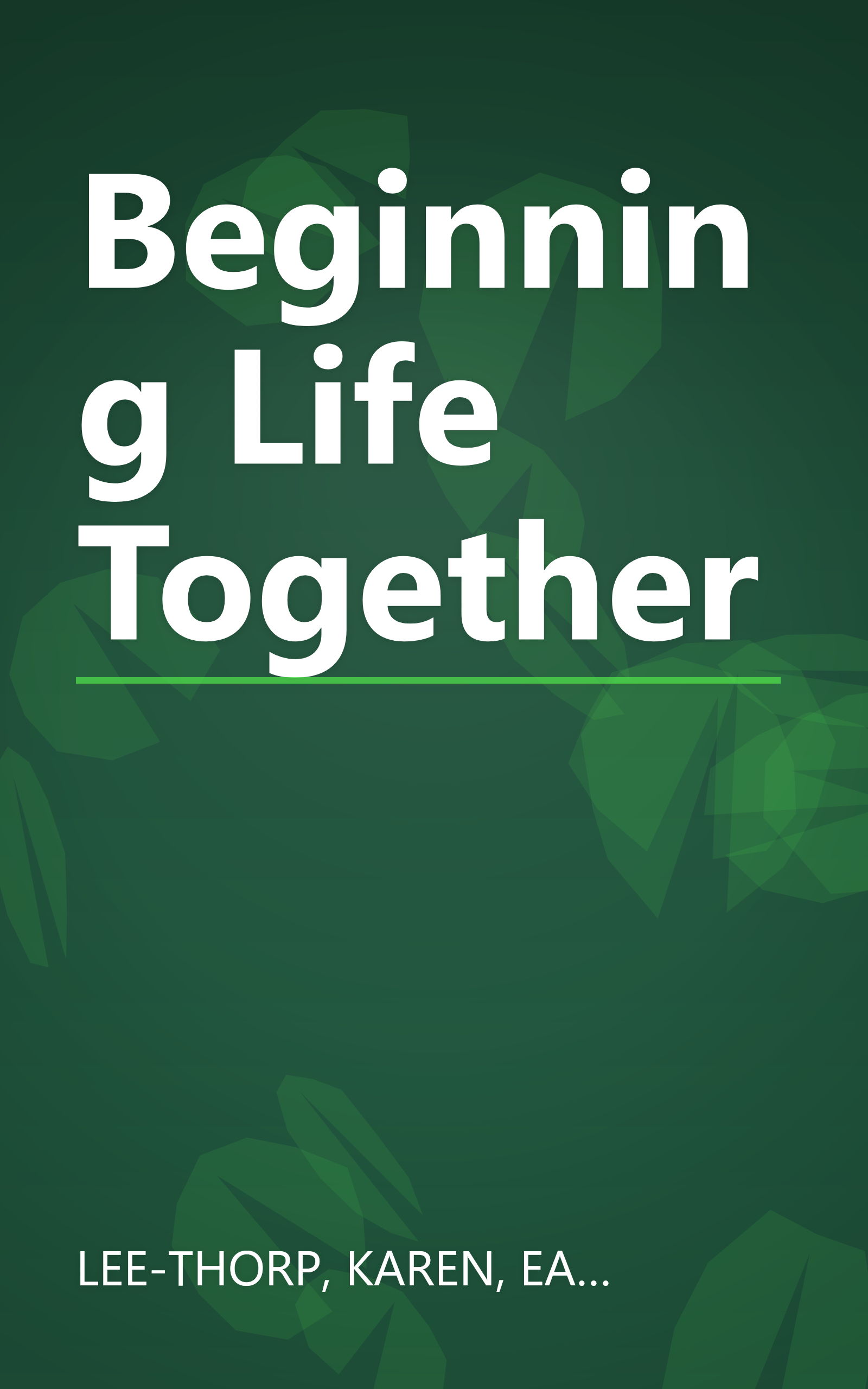 Beginning Life Together book cover