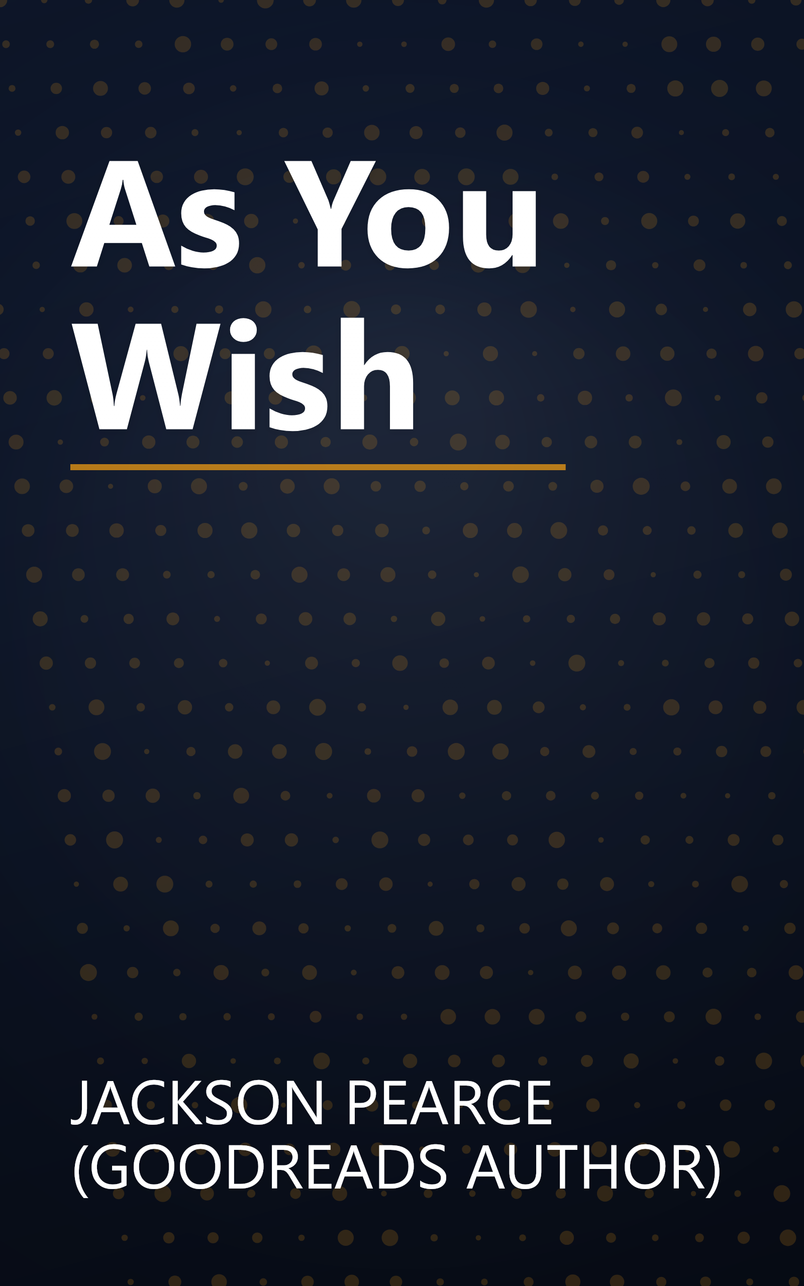 As You Wish book cover