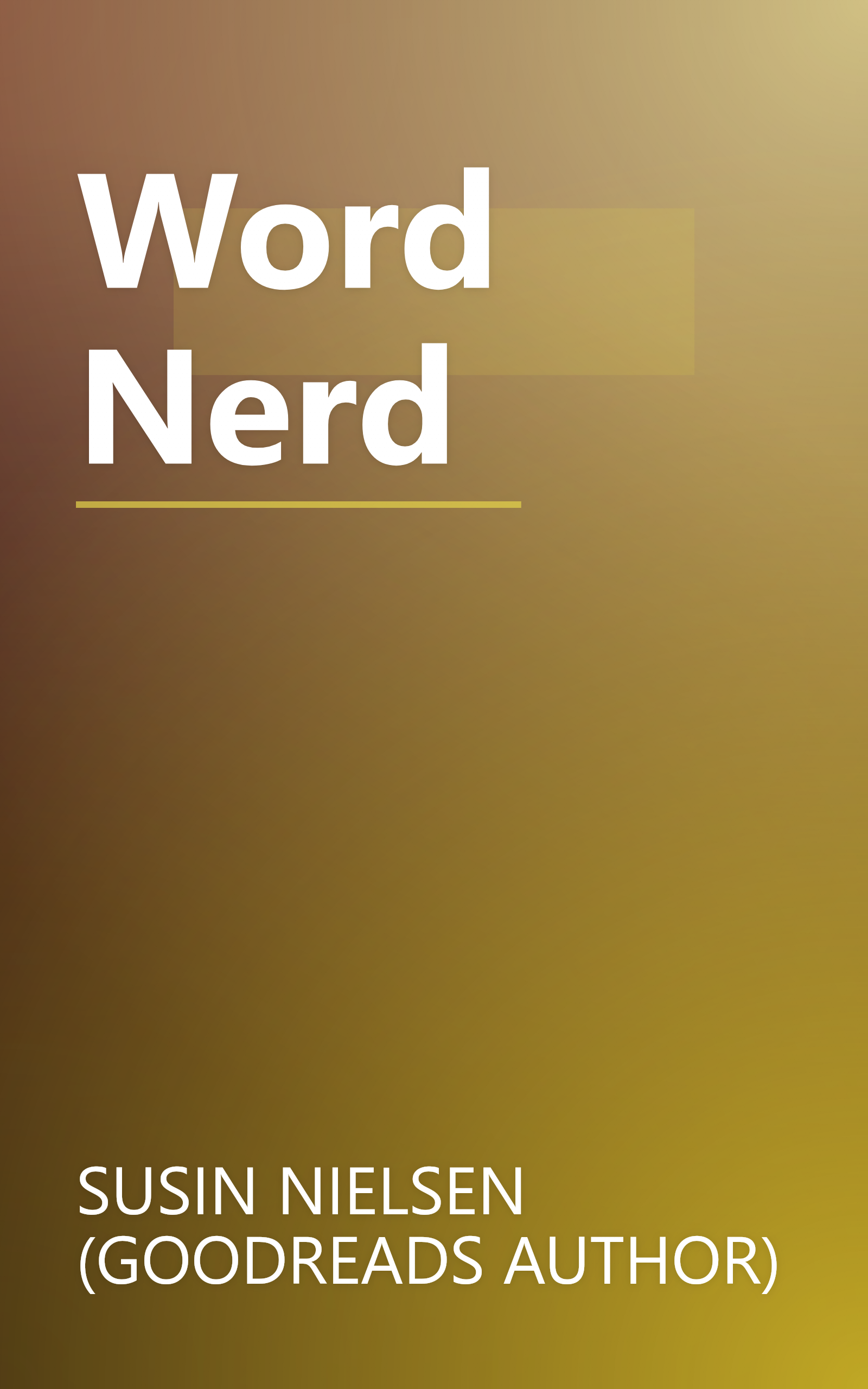 Word Nerd book cover