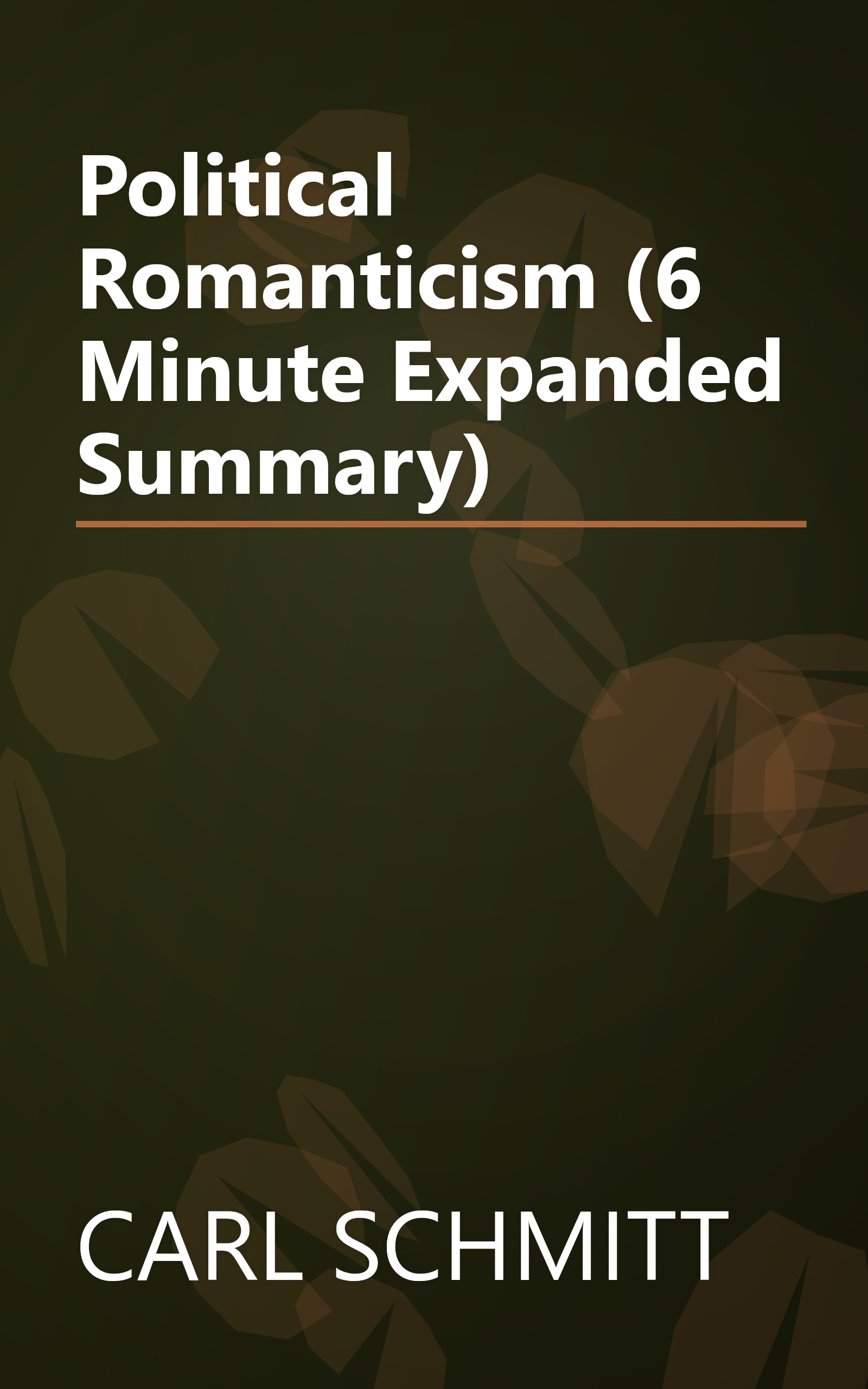 Political Romanticism (6 Minute   Expanded Summary) book cover