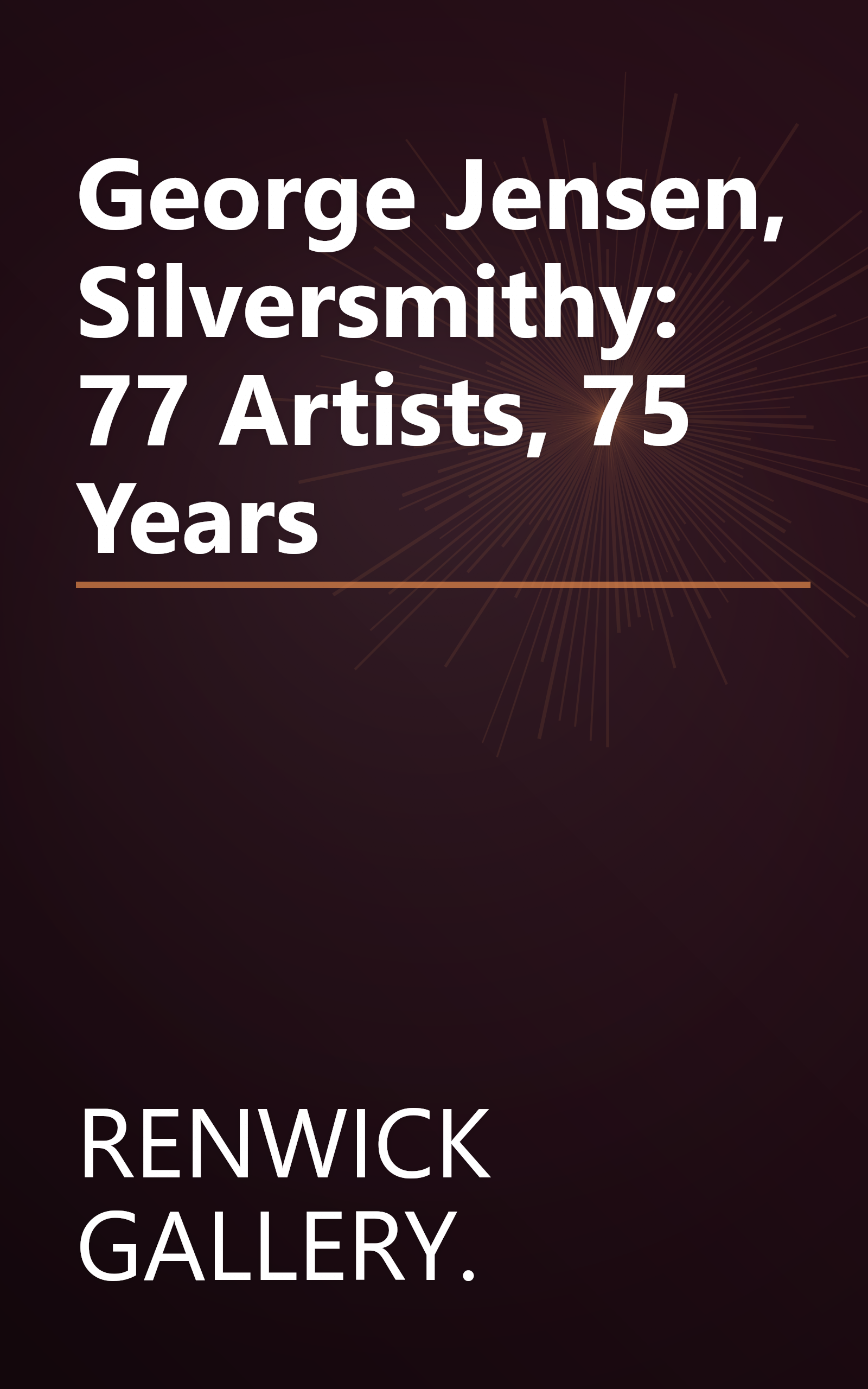 George Jensen, Silversmithy: 77 Artists, 75 Years book cover