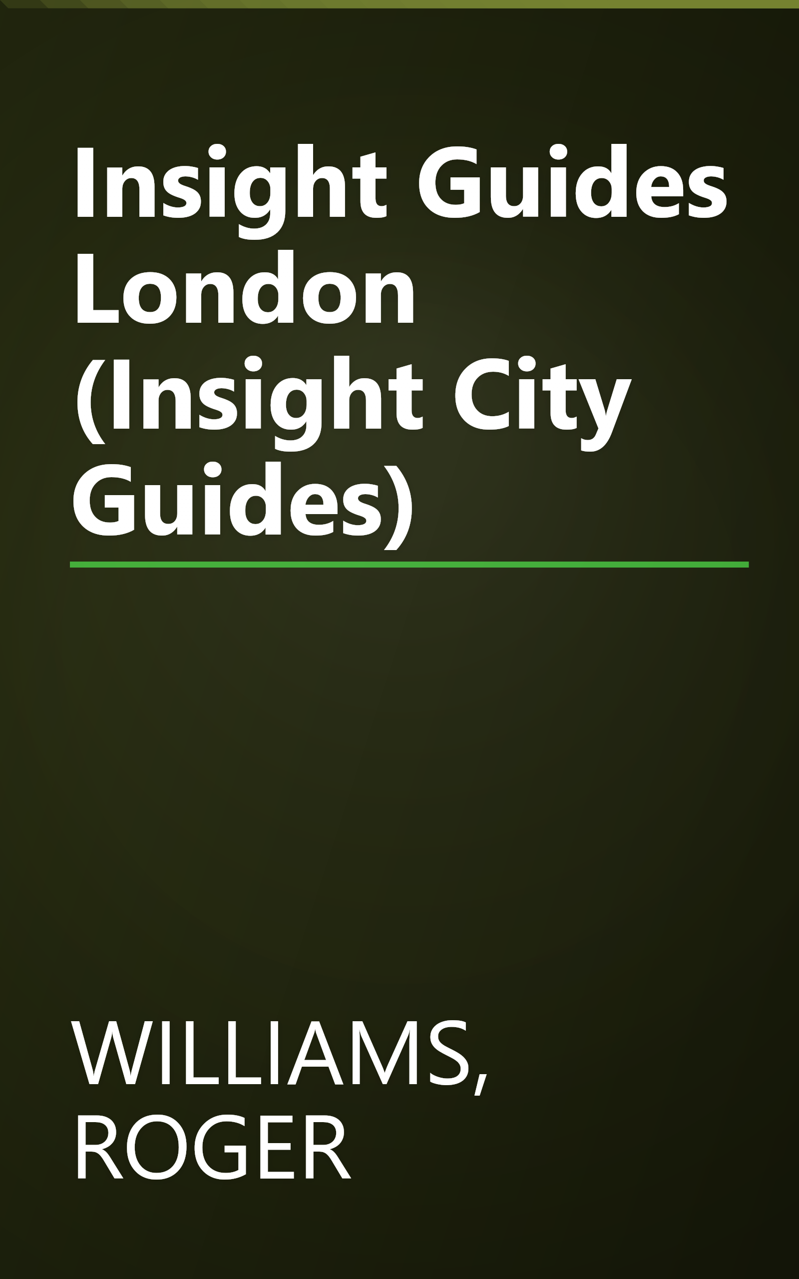 Insight Guides London (Insight City Guides) book cover