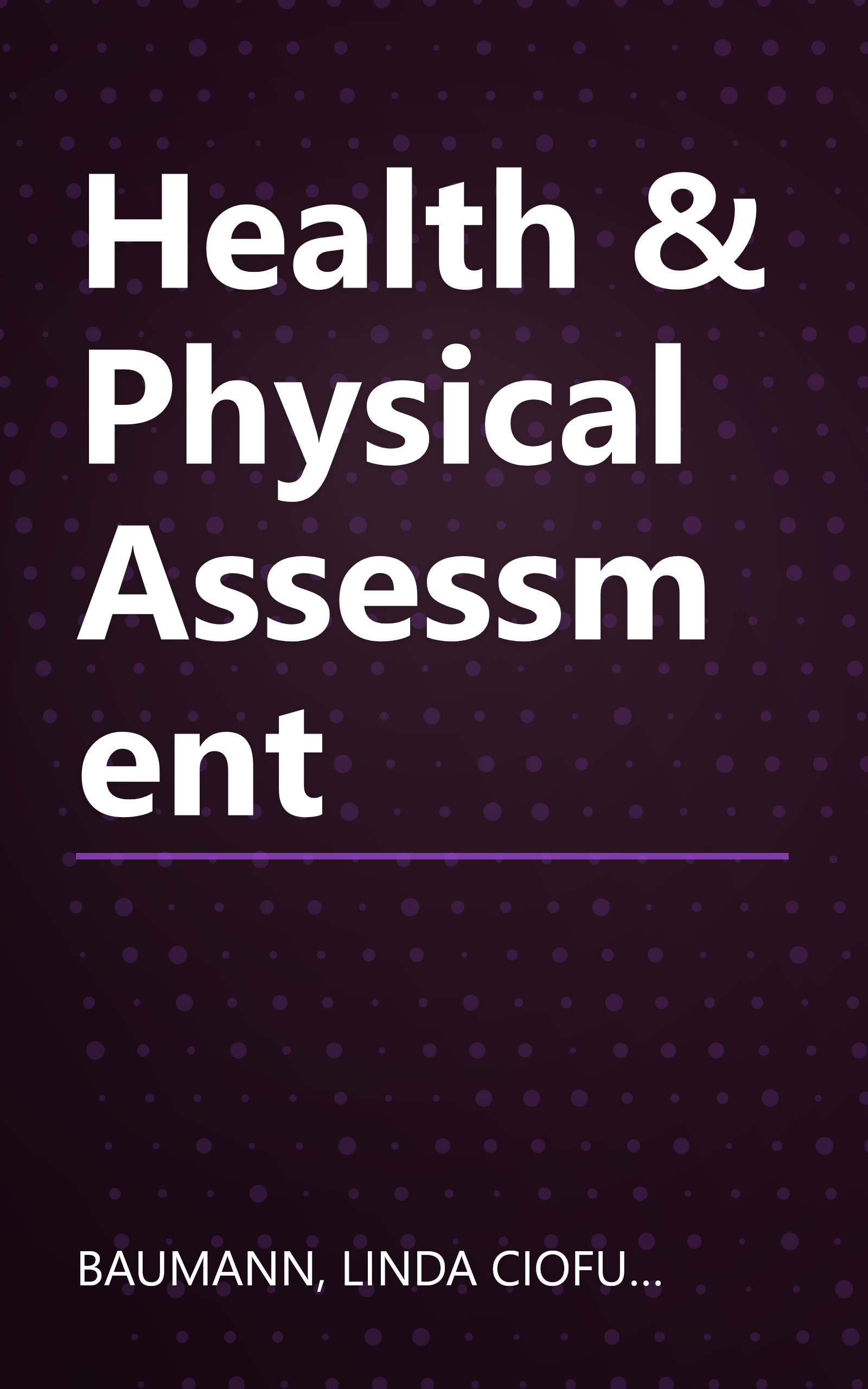 Health & Physical Assessment book cover