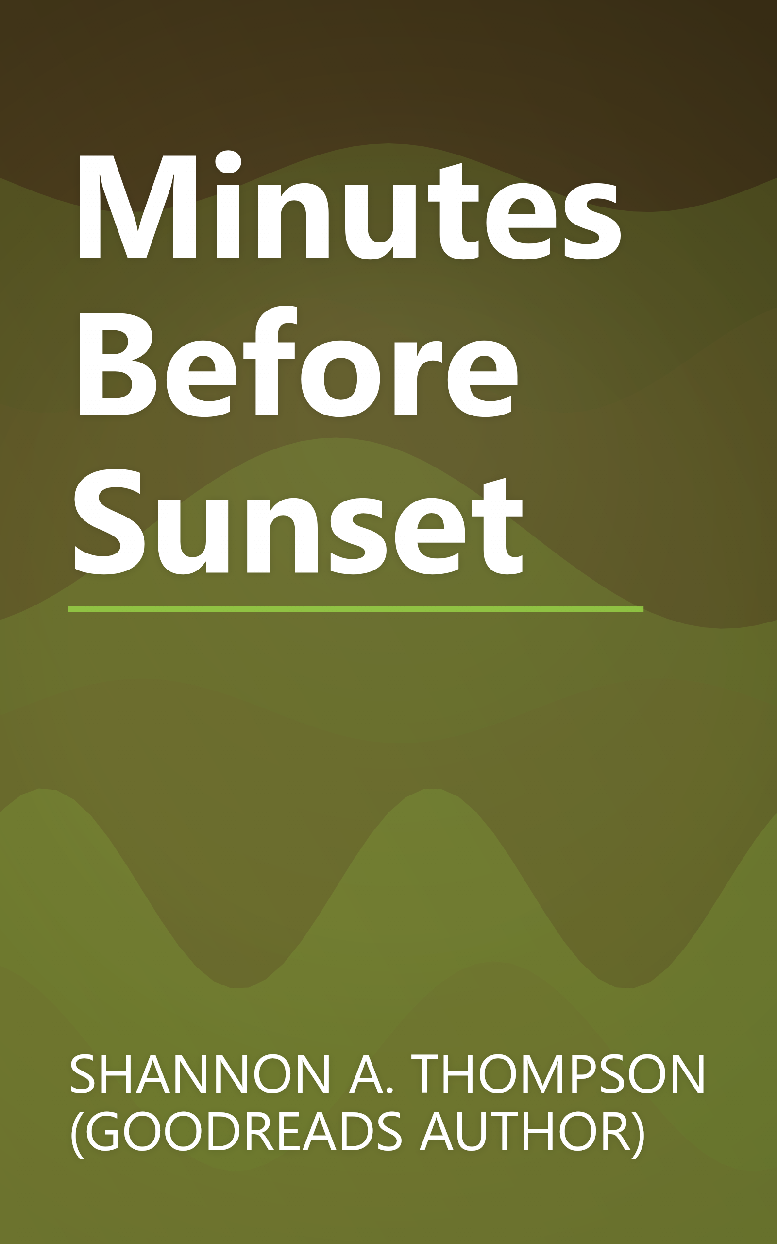 Minutes Before Sunset book cover