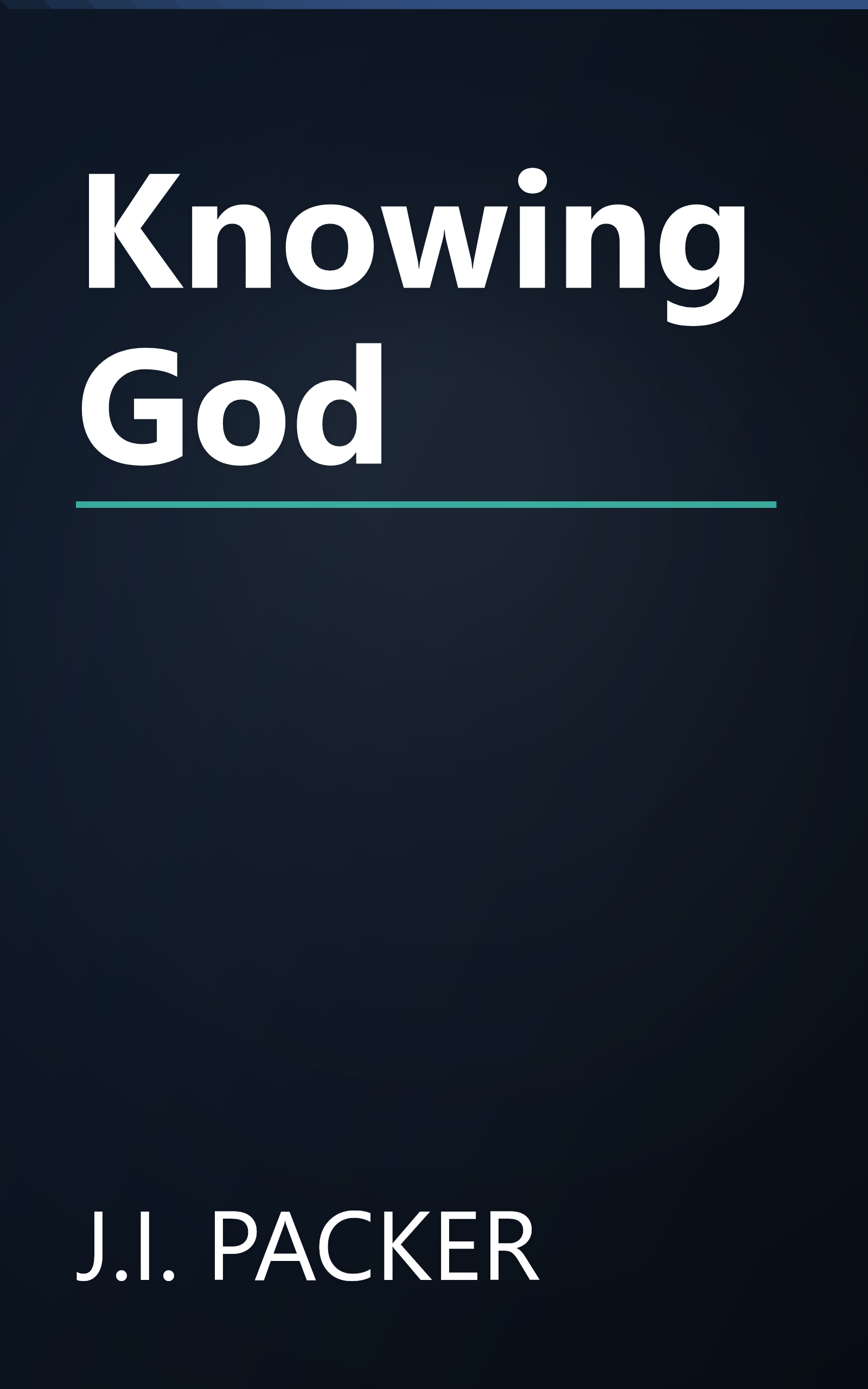 Knowing God book cover