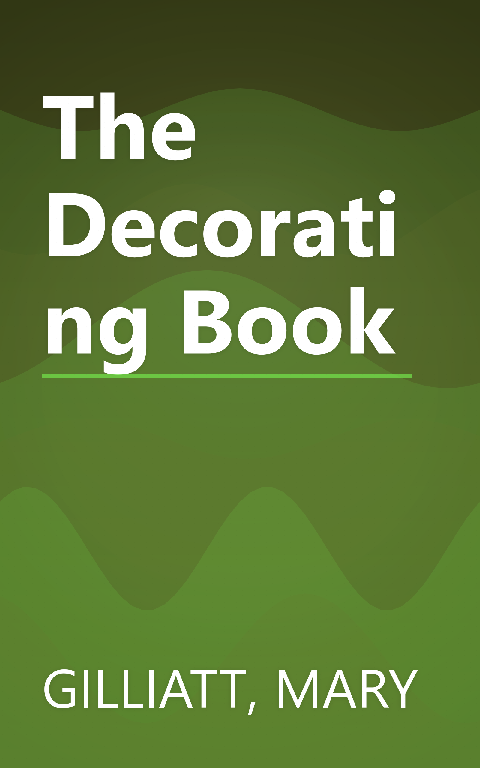 The Decorating Book book cover