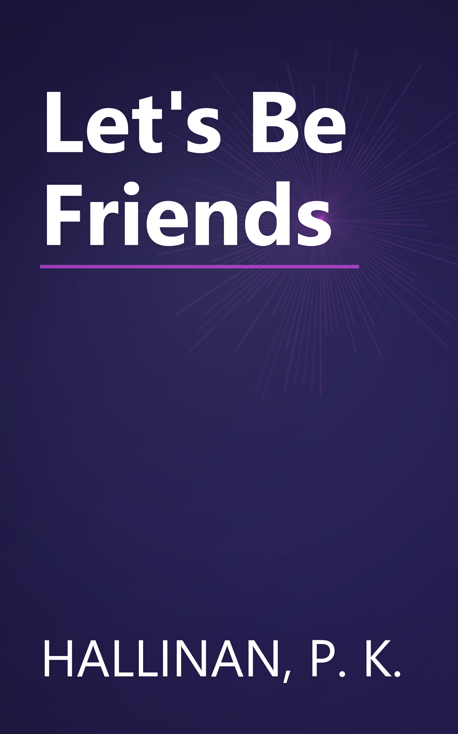 Let's Be Friends book cover