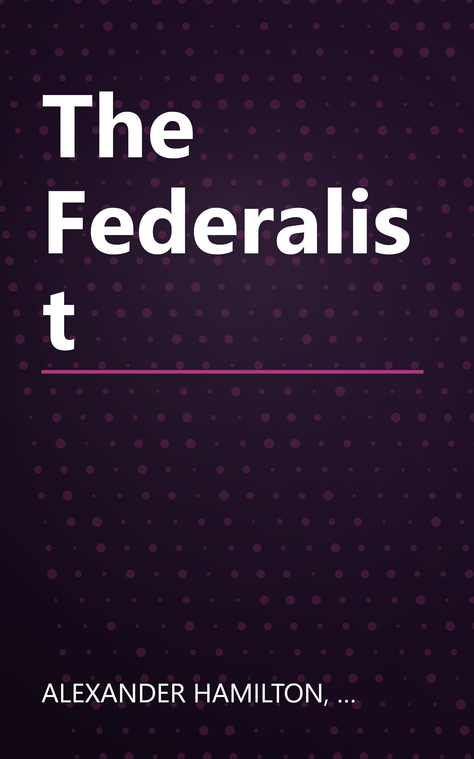 The Federalist book cover