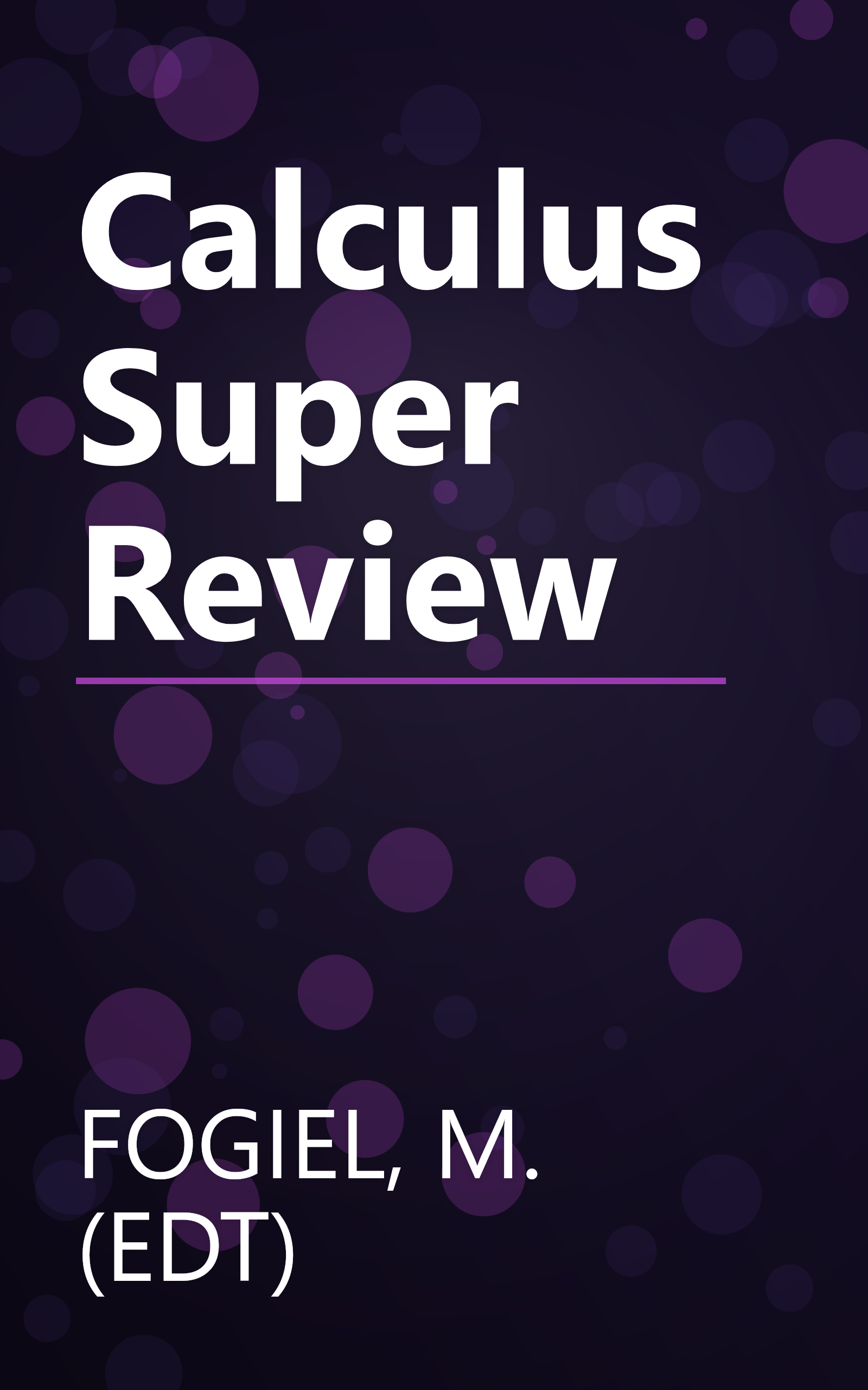 Calculus Super Review book cover