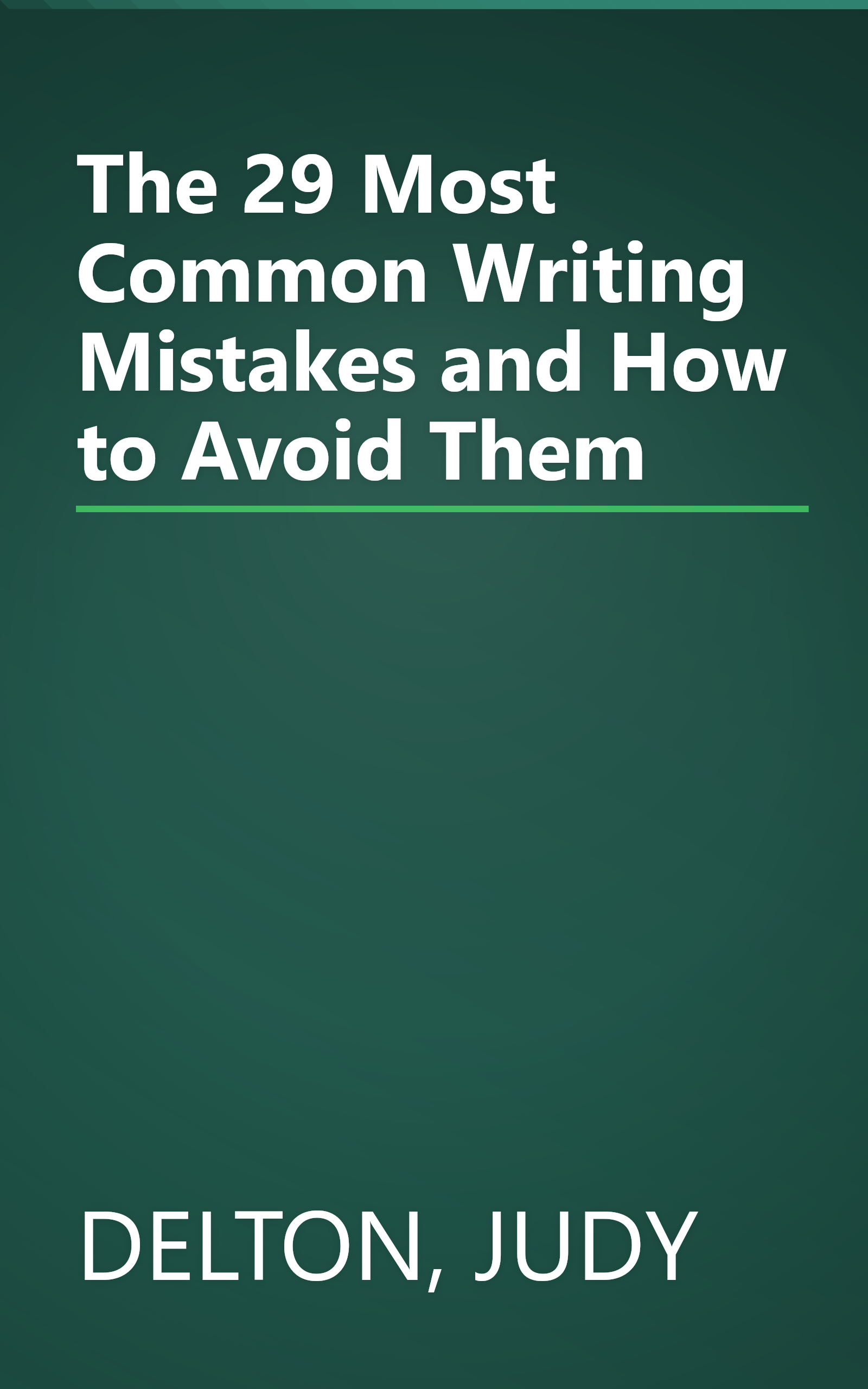 The 29 Most Common Writing Mistakes and How to Avoid Them book cover