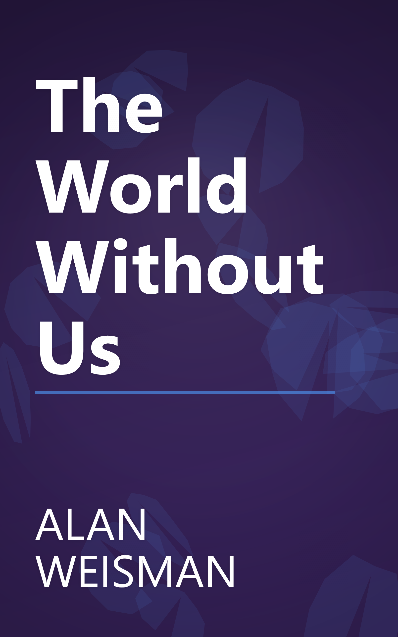 The World Without Us book cover