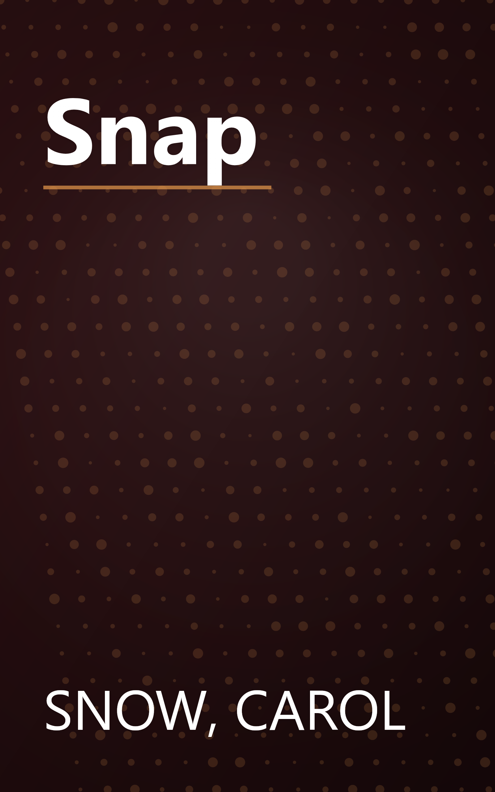 Snap book cover