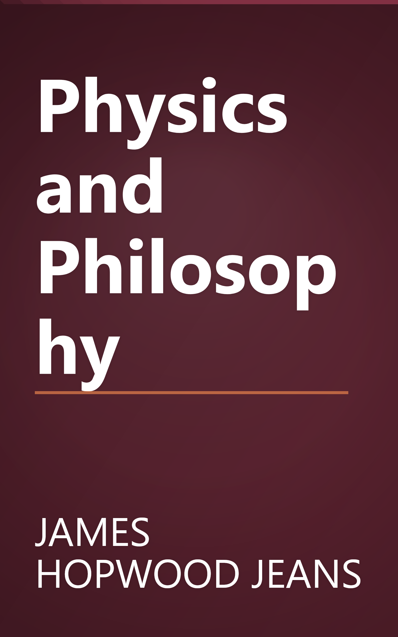 Physics and Philosophy book cover