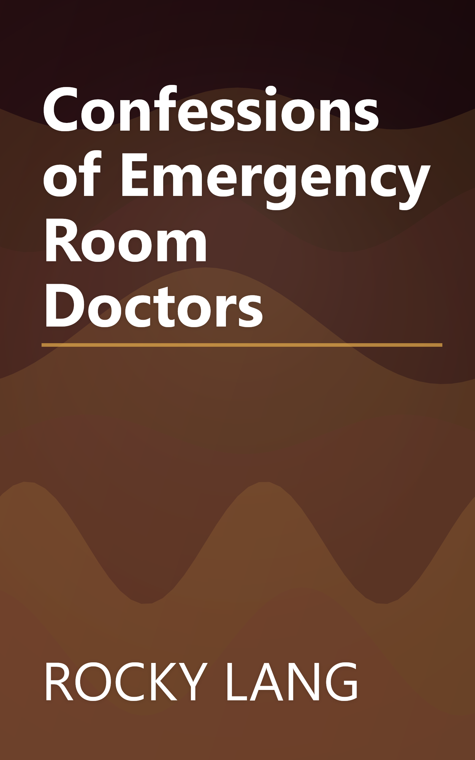 Confessions of Emergency Room Doctors book cover