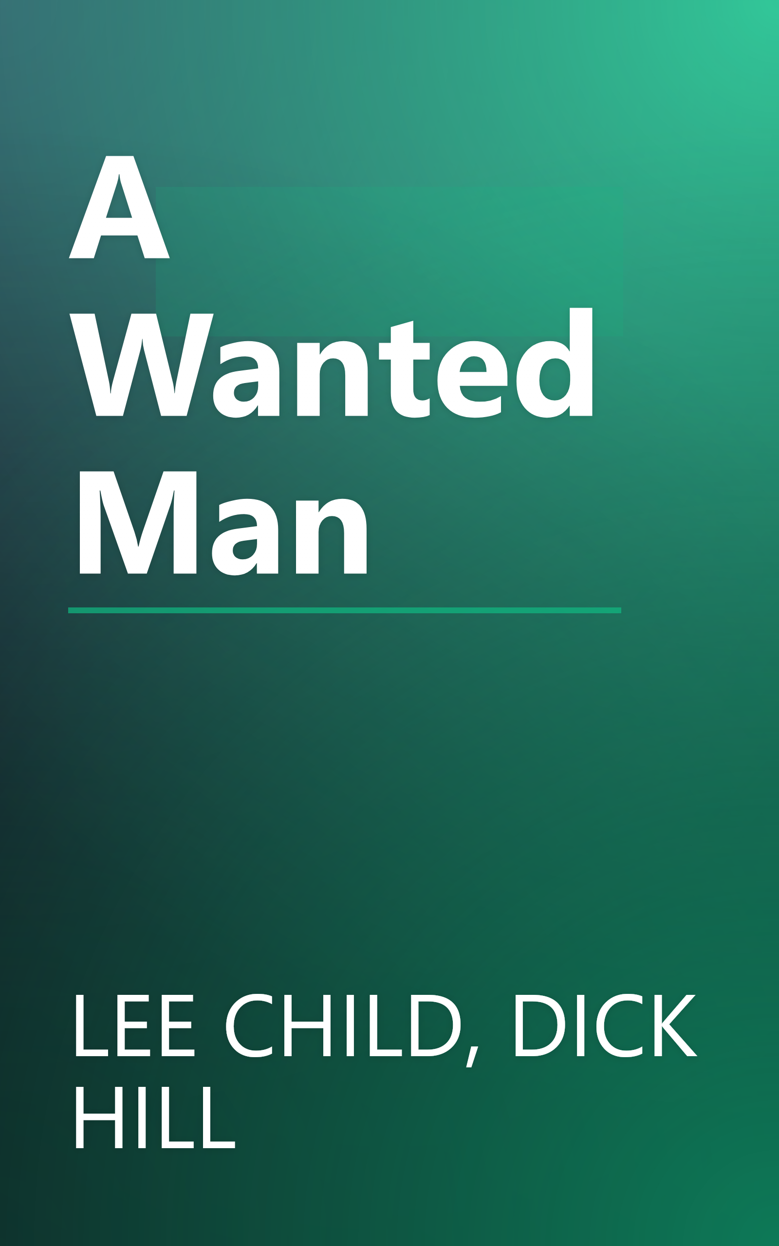 A Wanted Man book cover