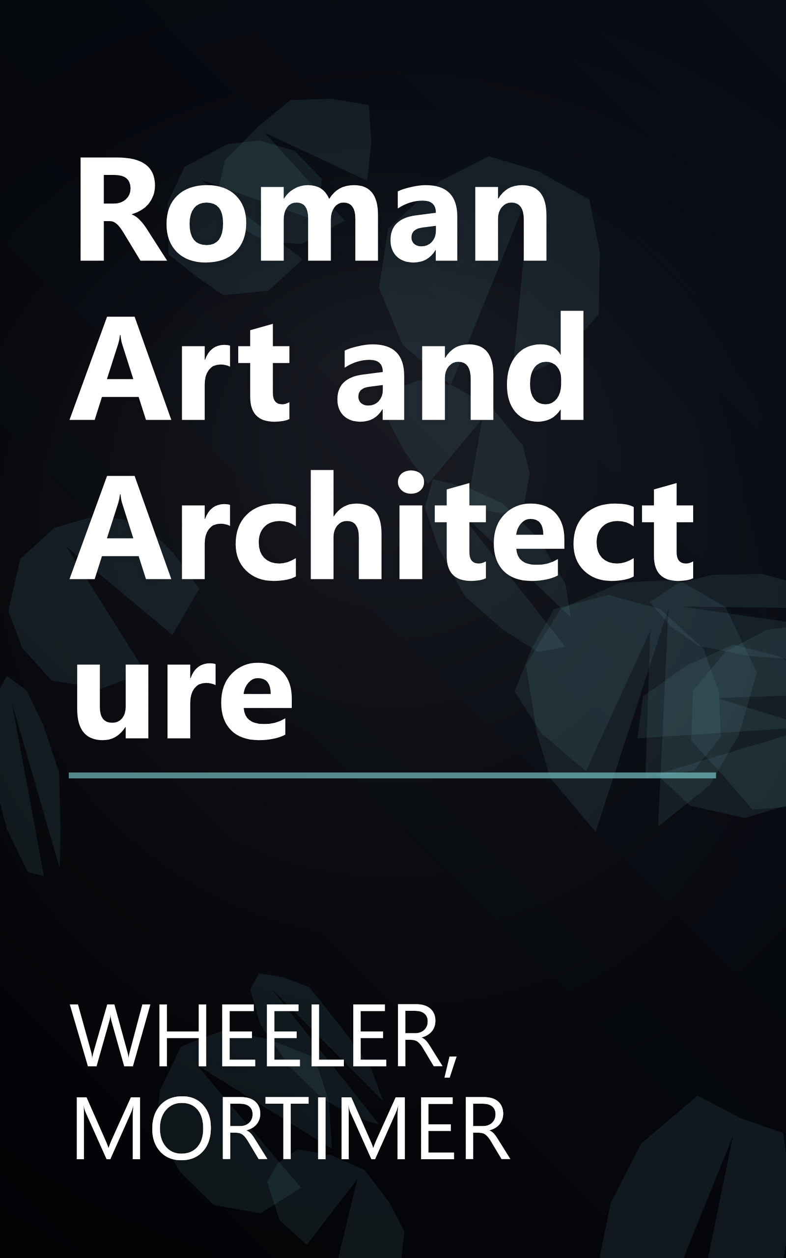 Roman Art and Architecture book cover